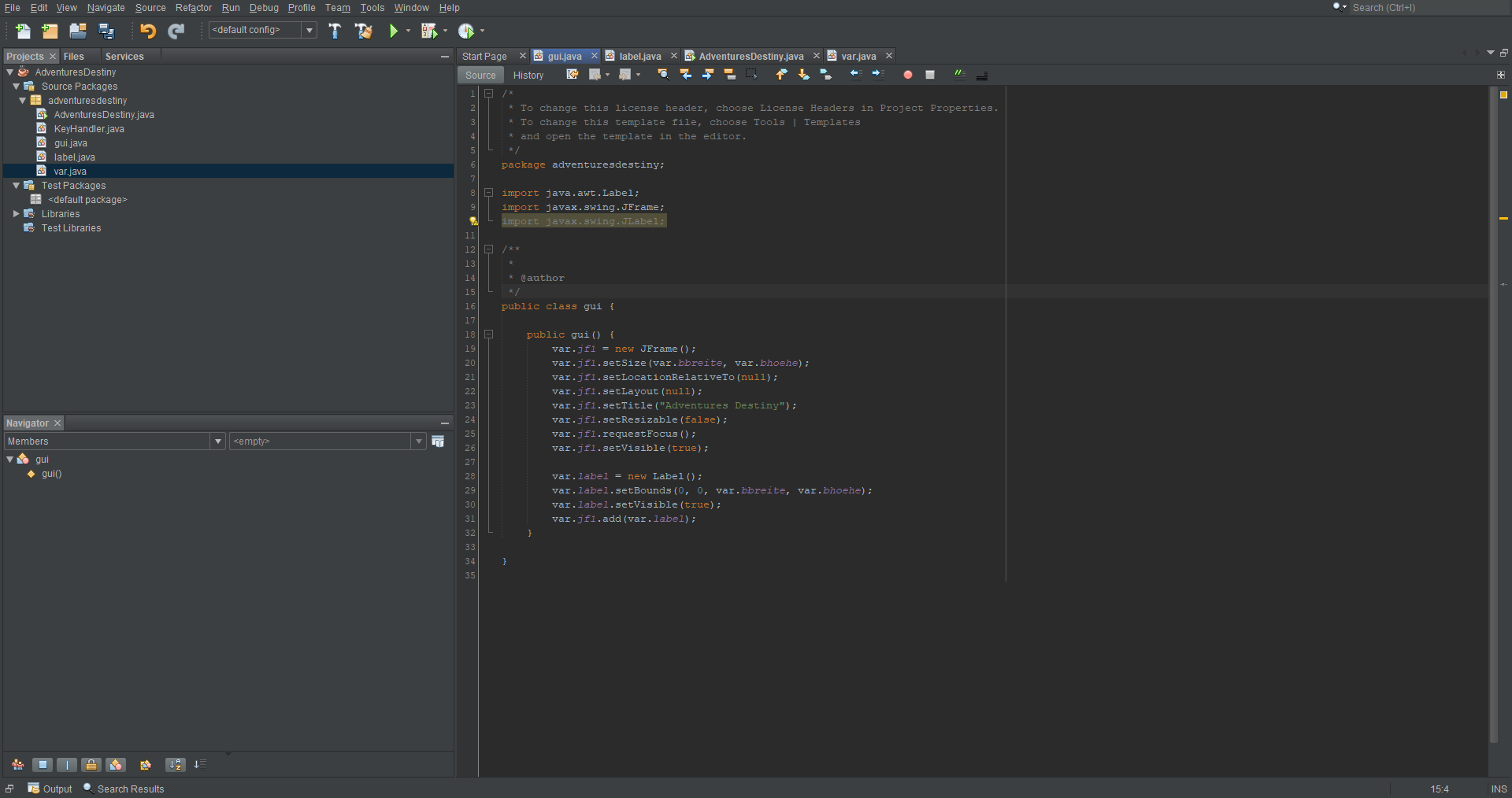 Warum wird mein Hintergrundbild nicht angezeigt in Java (NetBeans 8.2 ...