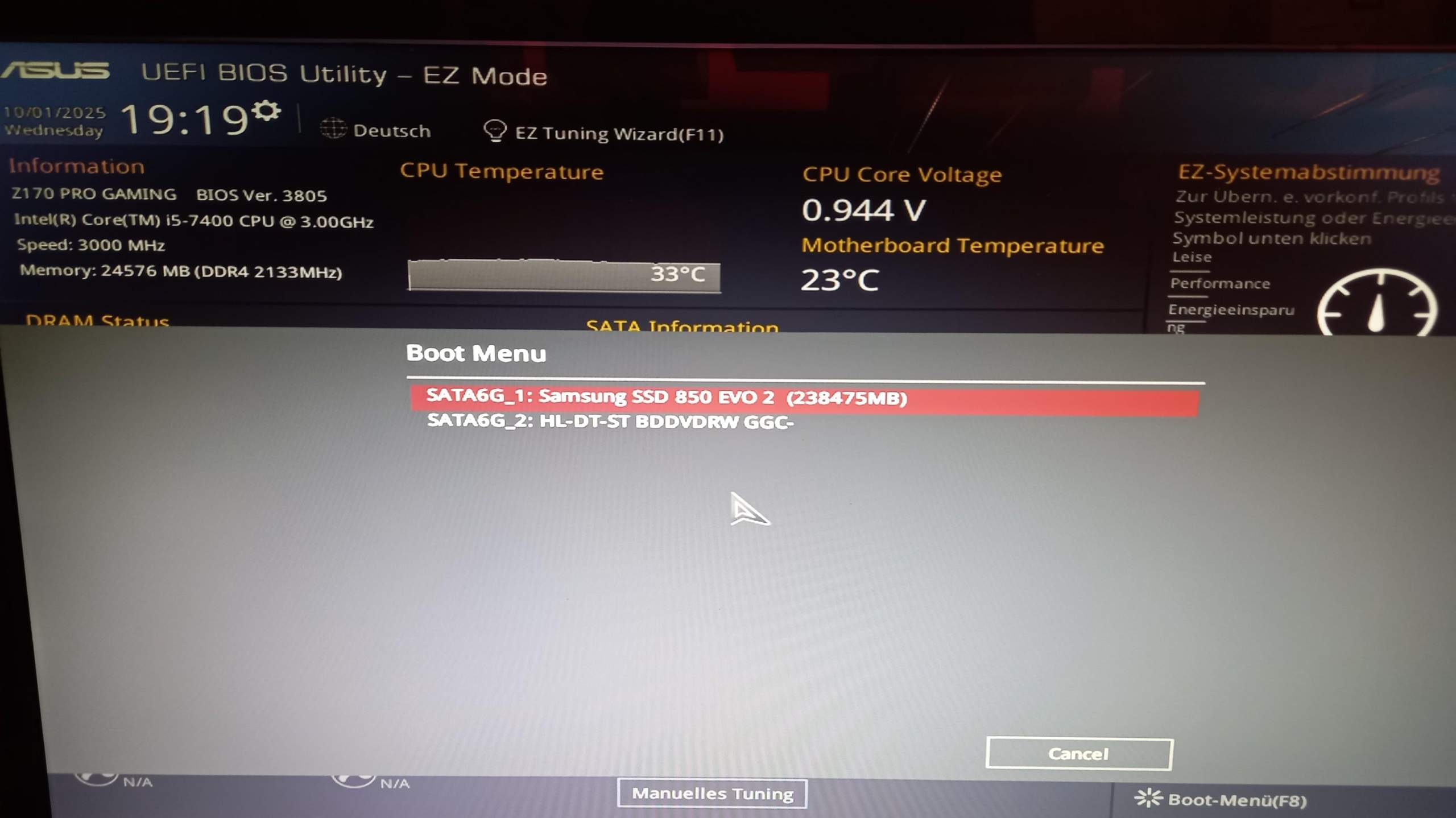 Warum wird mir im Bios eine zweite festplatte angezeigt? (SSD, asus ...