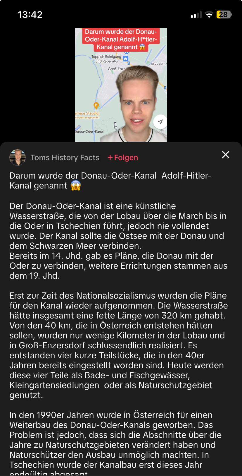 Warum wurde von allen möglichen Donau Kanälen nur der Main-Donau-Kanal ...