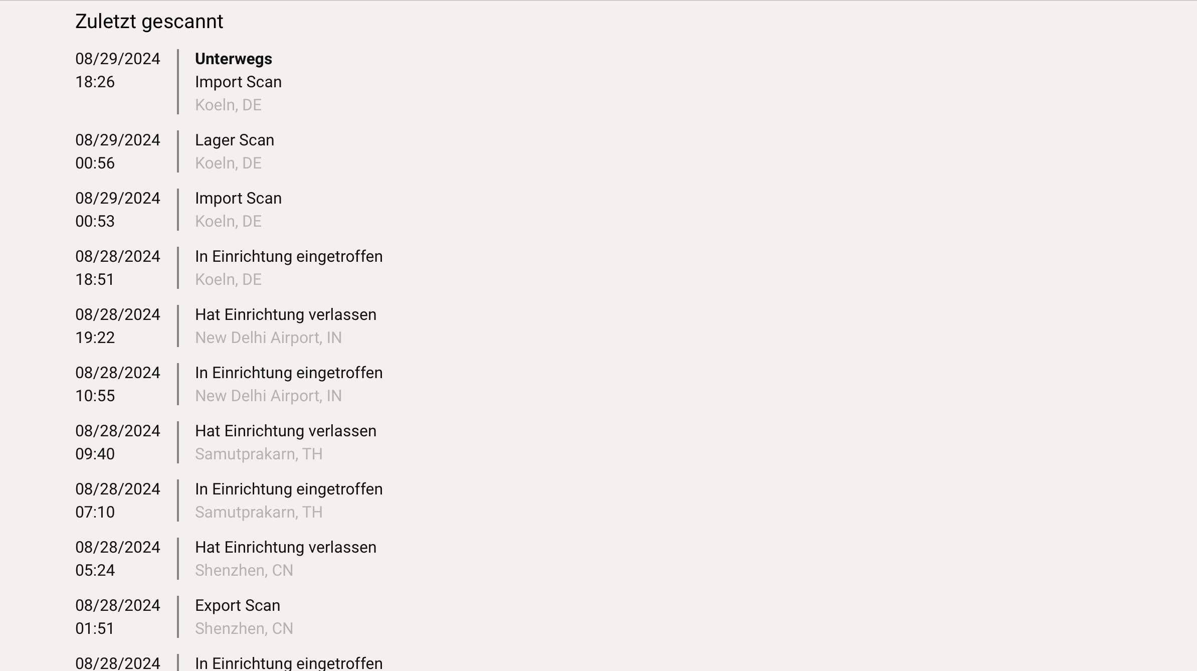 Warum zweifacher Import Scan bei UPS? (Post, Bestellung, Paket)