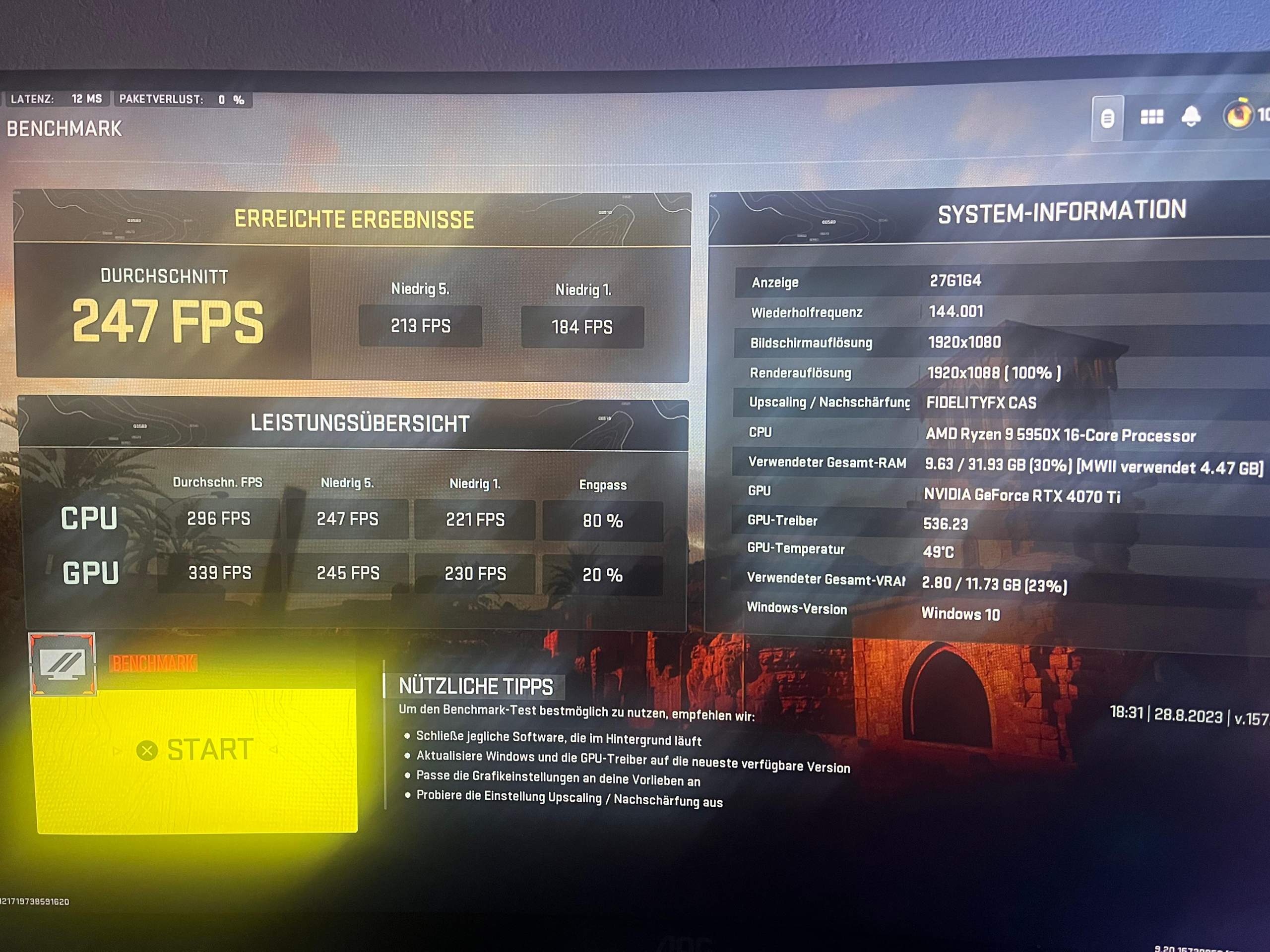 Warzone 2 benutzt mehr die cpu als die gpu? (CPU-Auslastung)