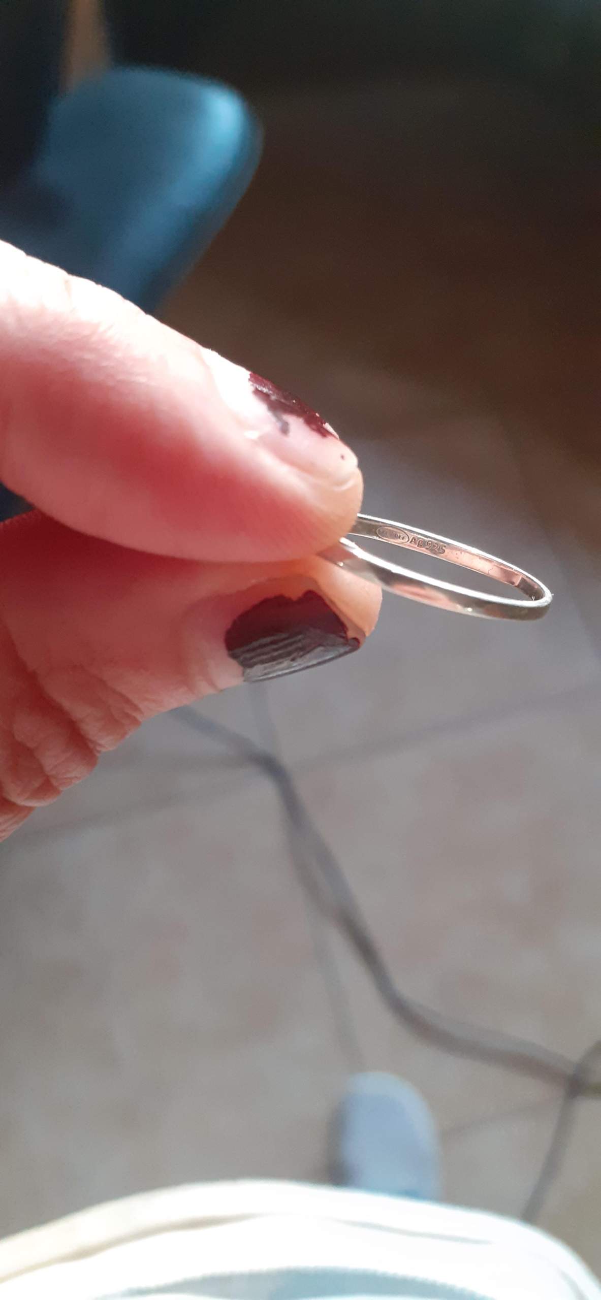 Was bedeuten denn die Buchstaben AG neben dem 925 auf dem Ring? (Gravur ...