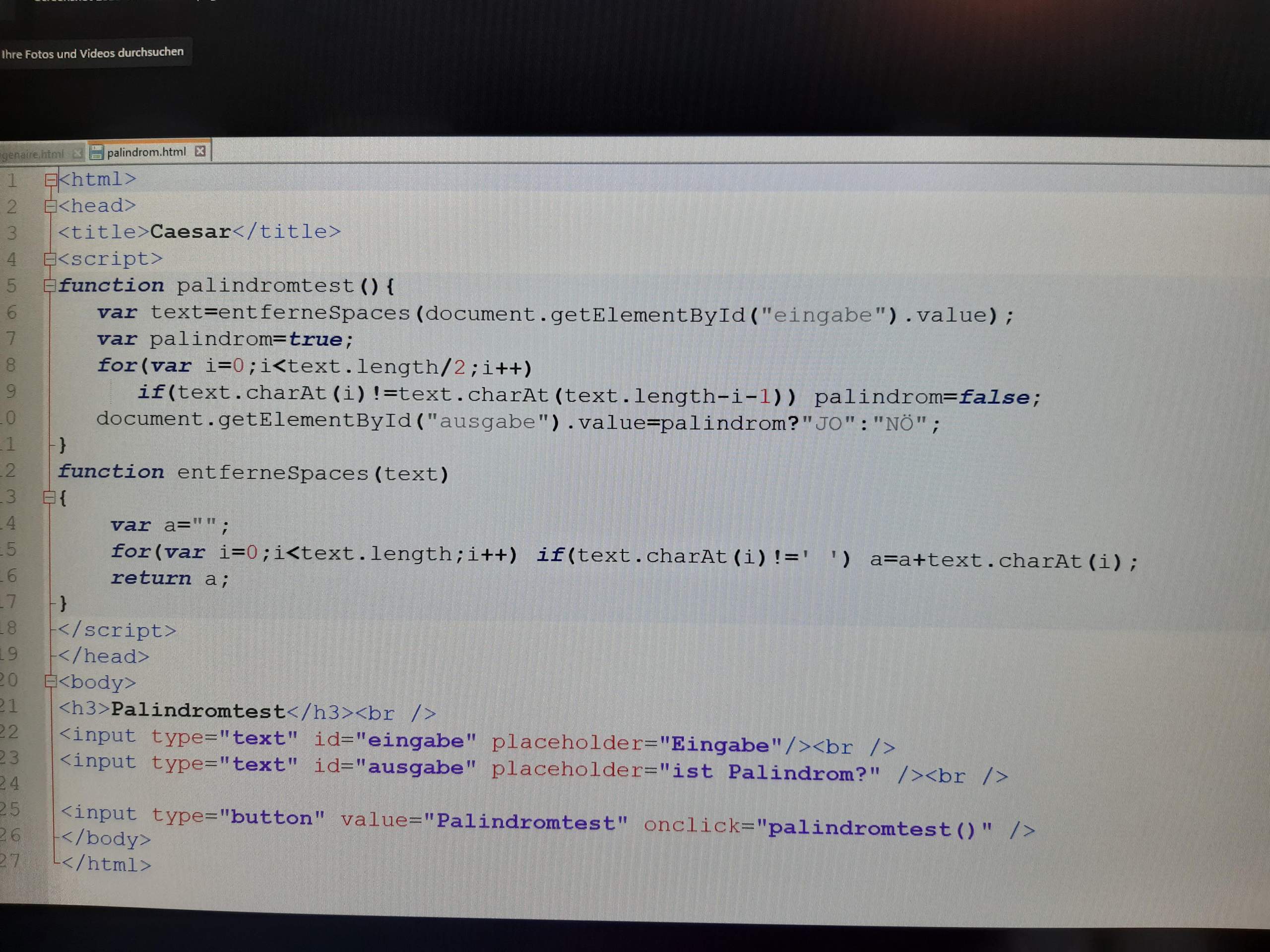 Was bedeutet "?" und wie hängt das mit true und false und "!" zusammen ...