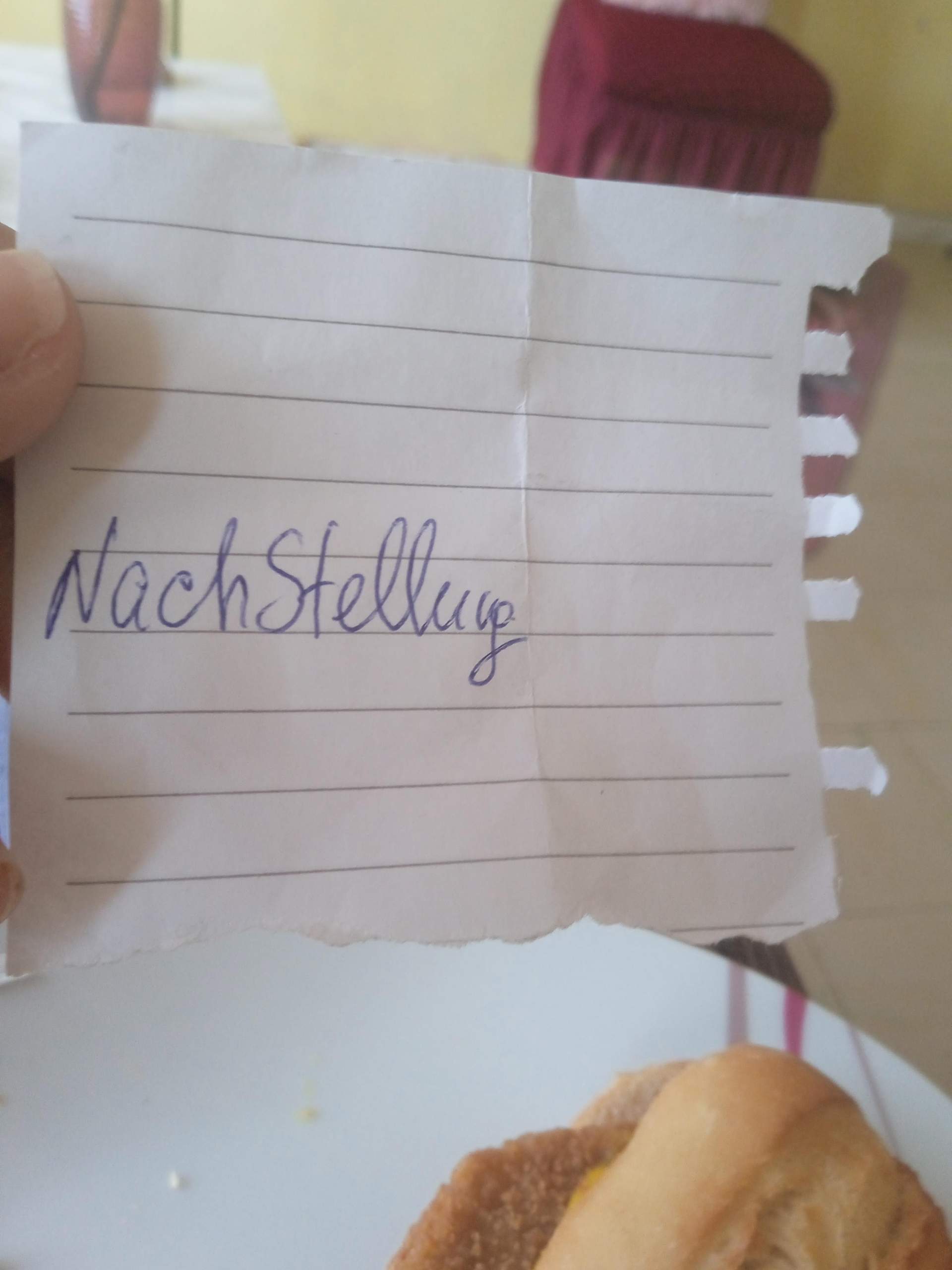 Was bedeutet das? Ich hatte heute einen Zettel im Briefkasten und drei ...