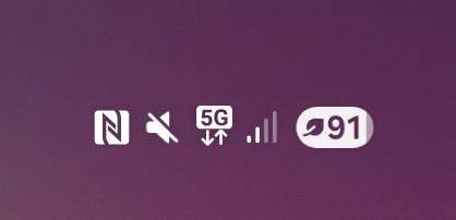Was bedeutet das Symbol ganz links? (Handy, Samsung)