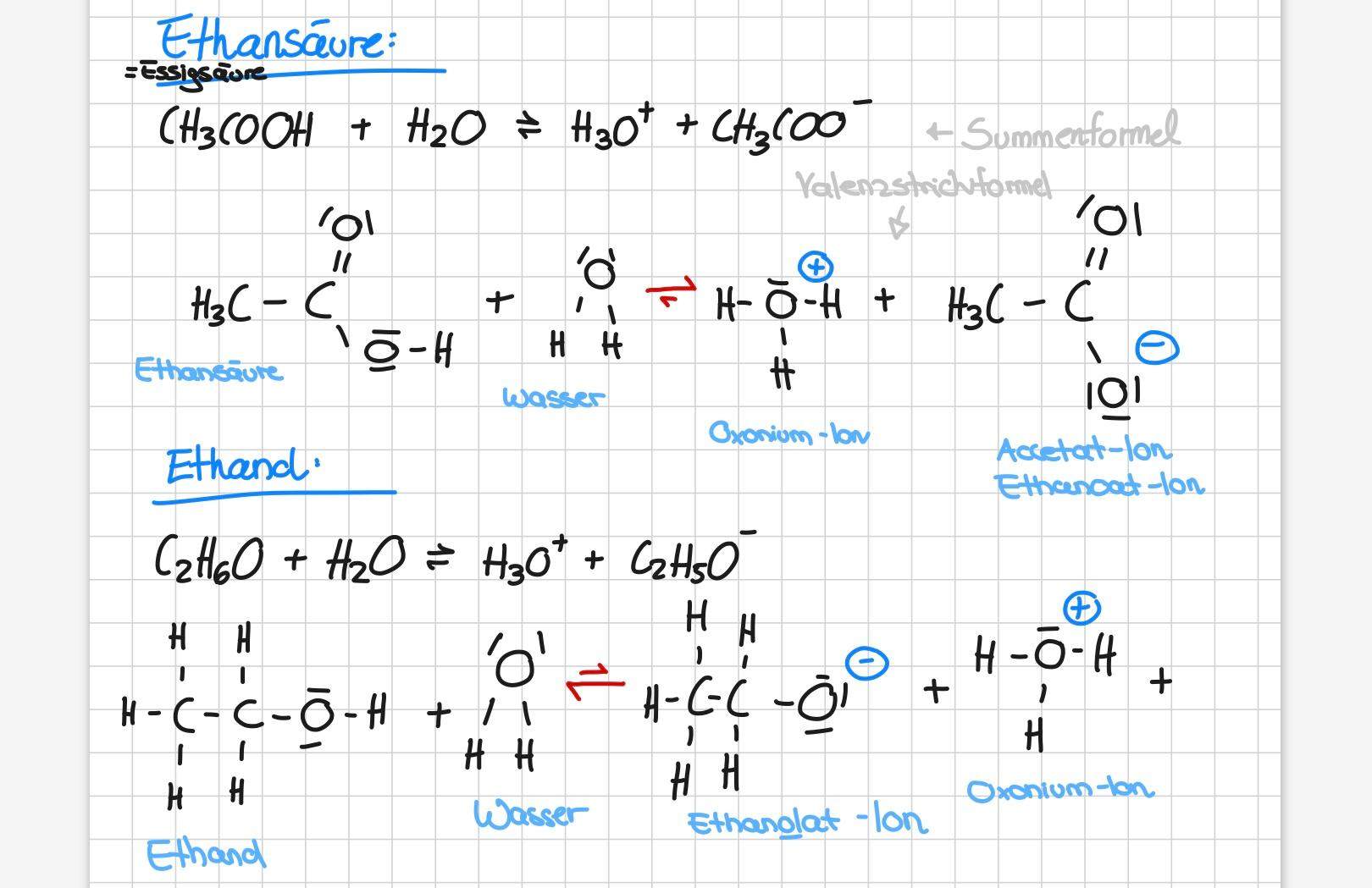Was bedeutet diese Art des Gleichgewichtpfeils? (Schule, Chemieunterricht)