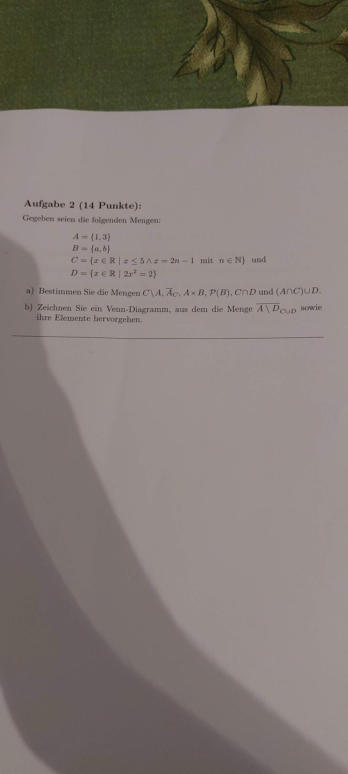 Was bedeutet diese Schreibweise wenn eine Menge unten rechts in klein ...