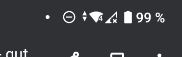Was bedeutet dieses Zeichen beim Handy oben rechts? (Android)