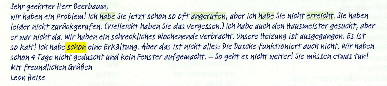Was bedeutet "schon" in disem Text? (Grammatik, Wort, Definition)