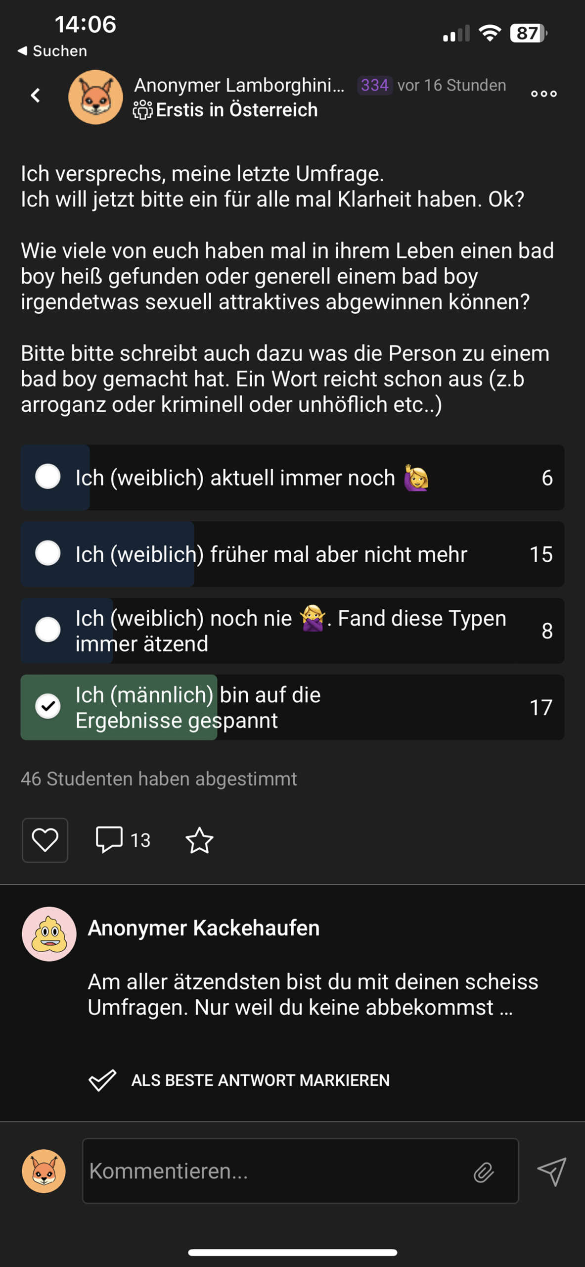 Was glaubt ihr ist der Grund dafür dass fast jede Frau mal einen bad boy heiß gefunden hat ...