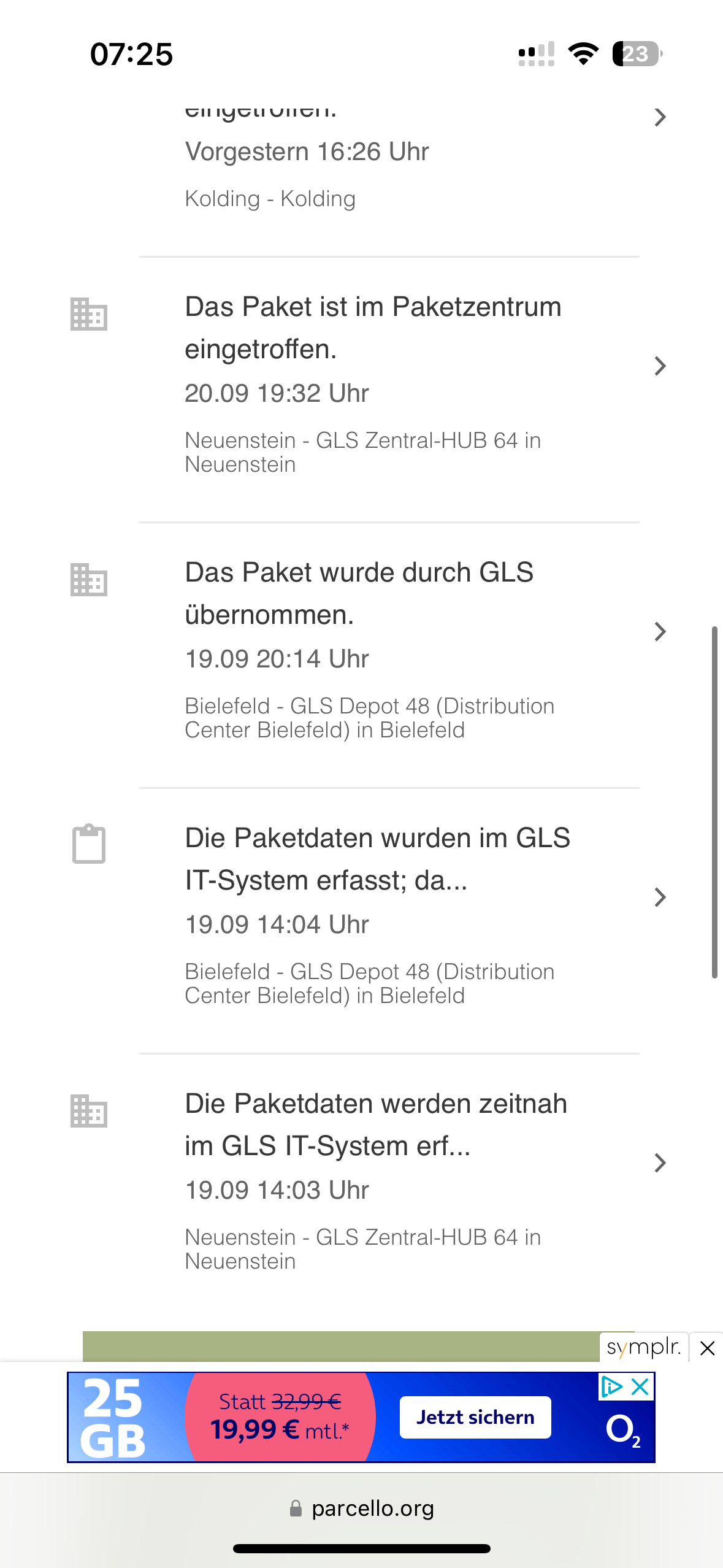 Was hat der Status bei GLS zu bedeuten? (Versand, Paket, Lieferung)