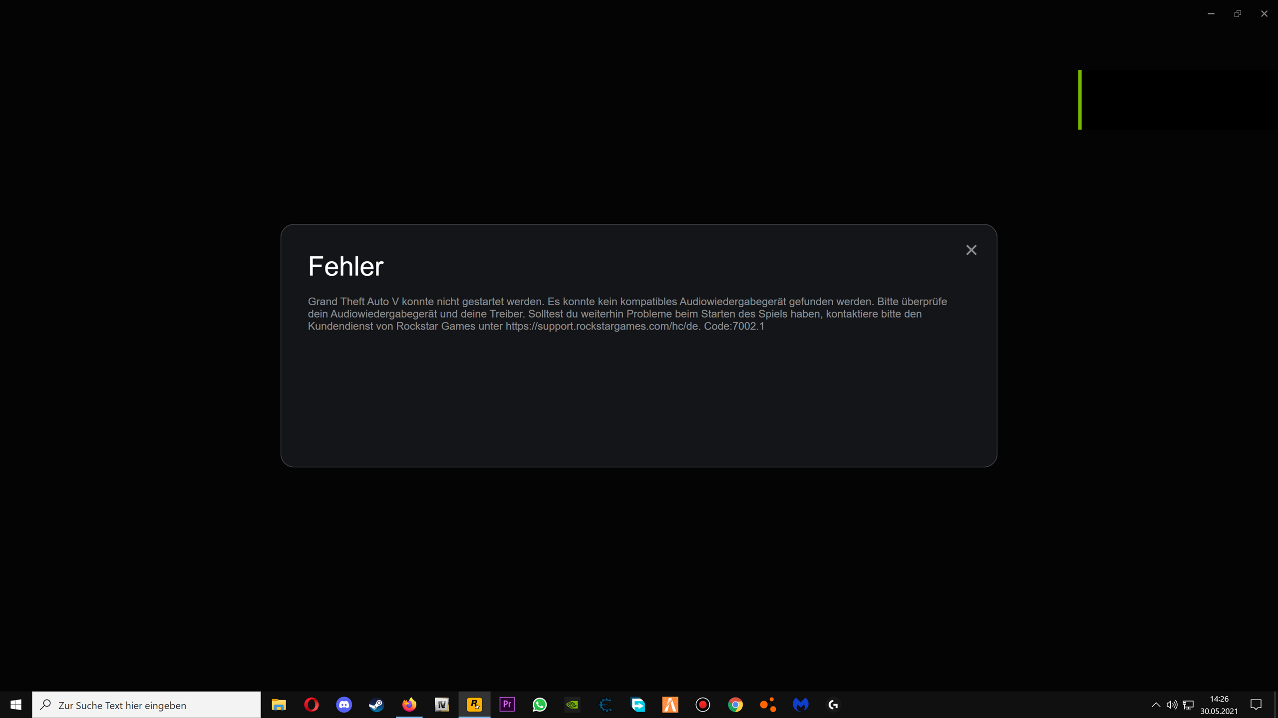 Was hat diese Gta5 fehler Meldung zu bedeuten? (Computer, Technik, Spiele und Gaming)