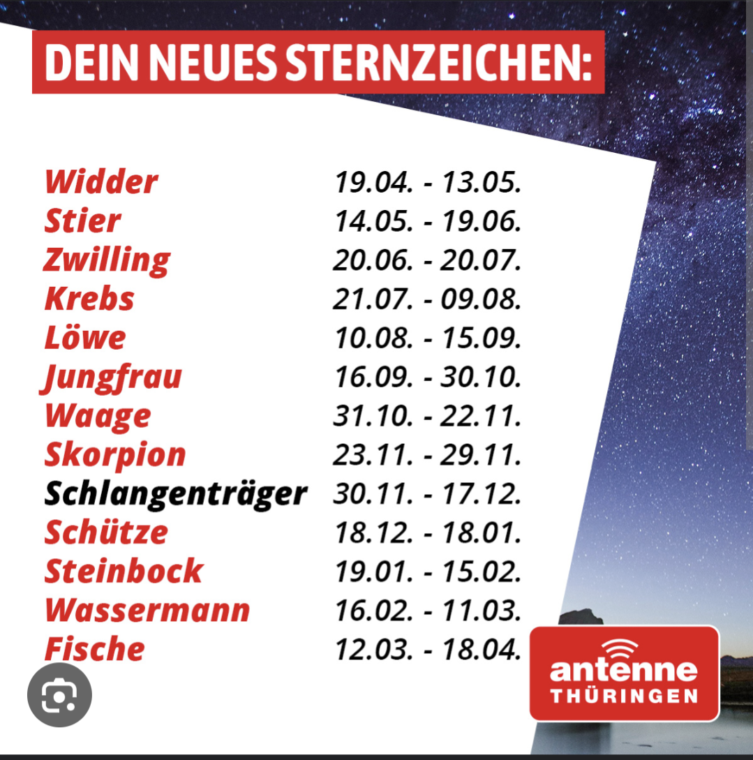 Was hat es mit dem angeblich "neuen" Sternzeichen auf sich? (neu)
