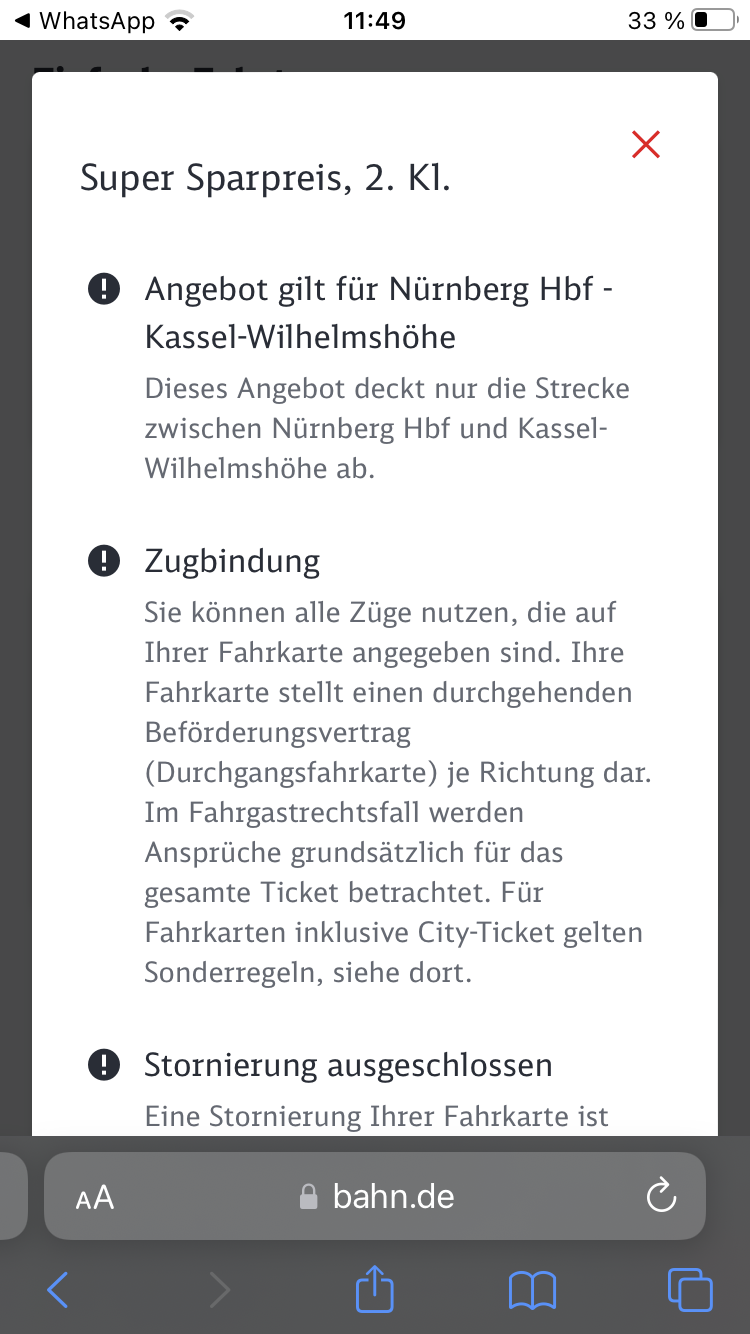 Was heißt das? (Bahn, Deutsche Bahn, Bahnticket)