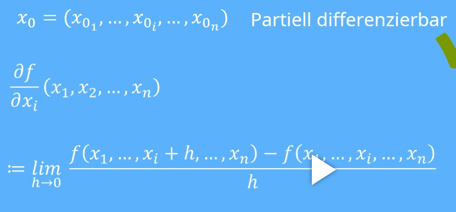 Was heißt dieses Zeichen in Partielle Ableitungen(s.Bild) und was sagt ...