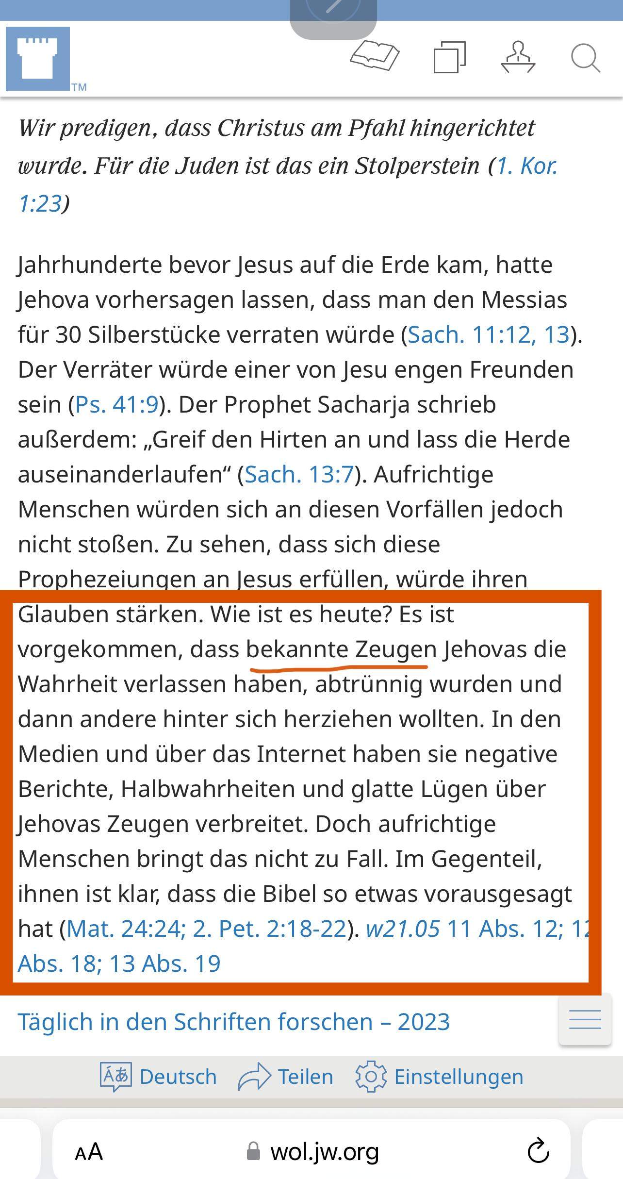 Was ist bei den Zeugen Jehovas passiert? Austritt eines hochrangigen Mitglieds in Sicht ...