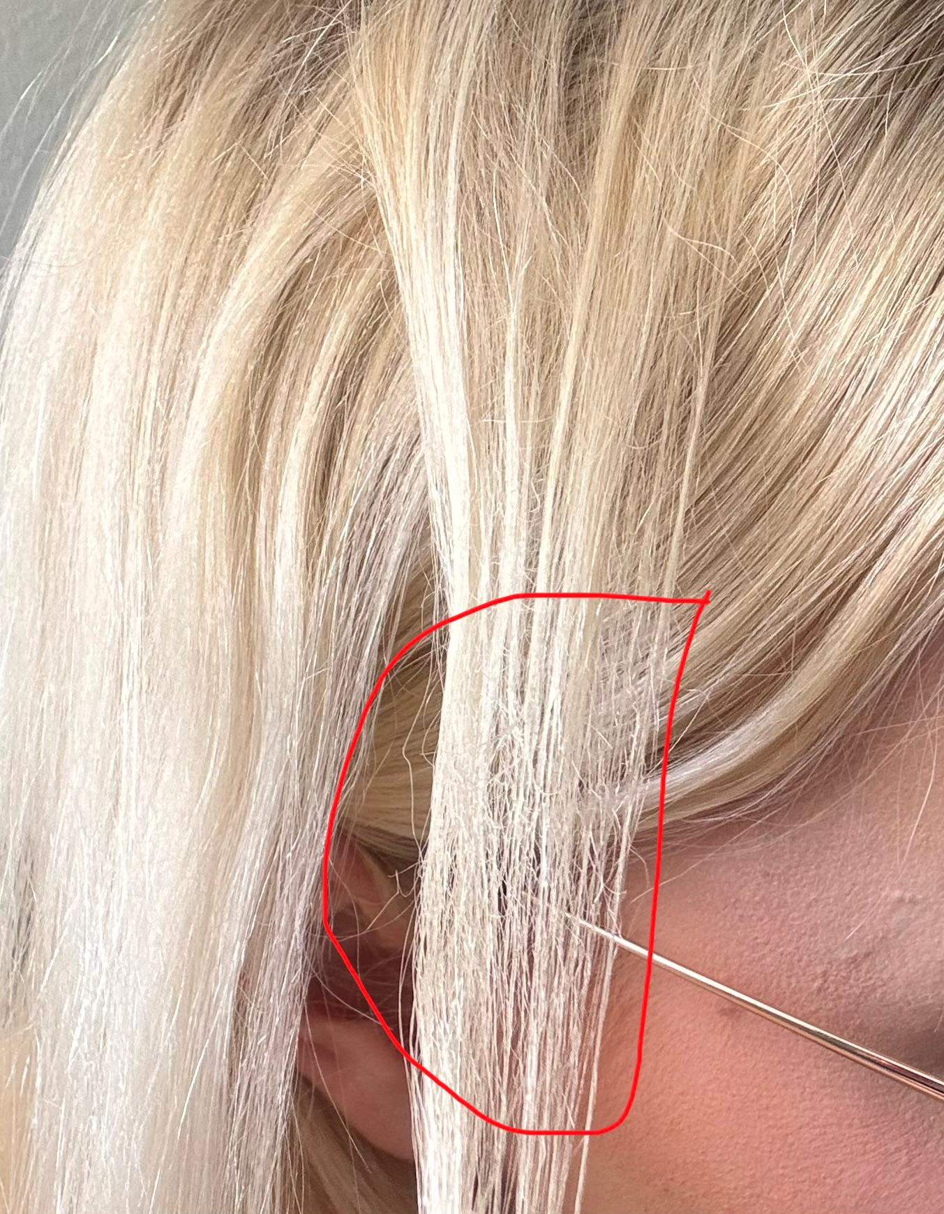 Was ist das für eine krause Stelle im Haar? Hat jemand Tipps? (Pflege ...