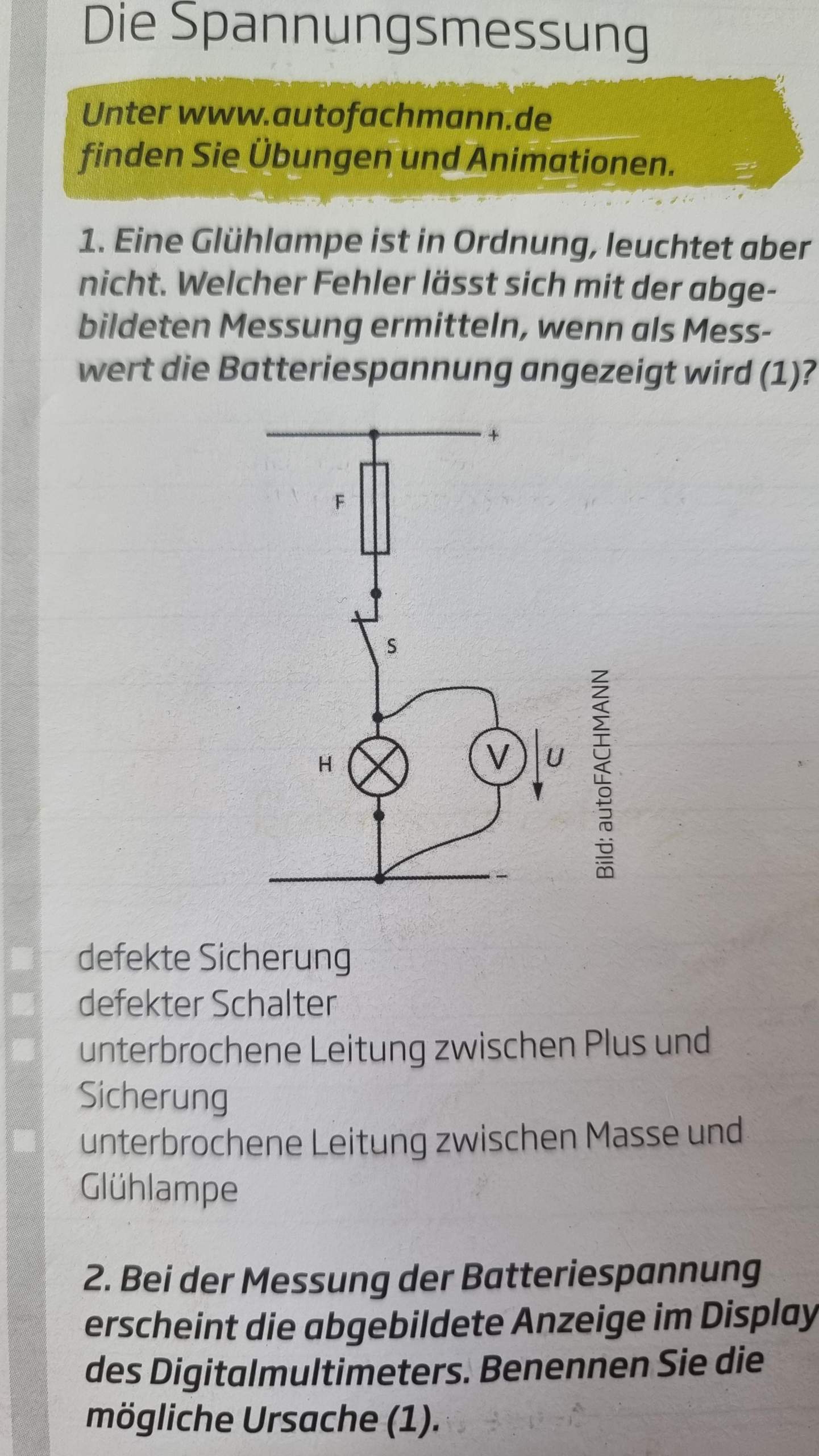 Was ist der Fehler? (Technik, Technologie, Auto)