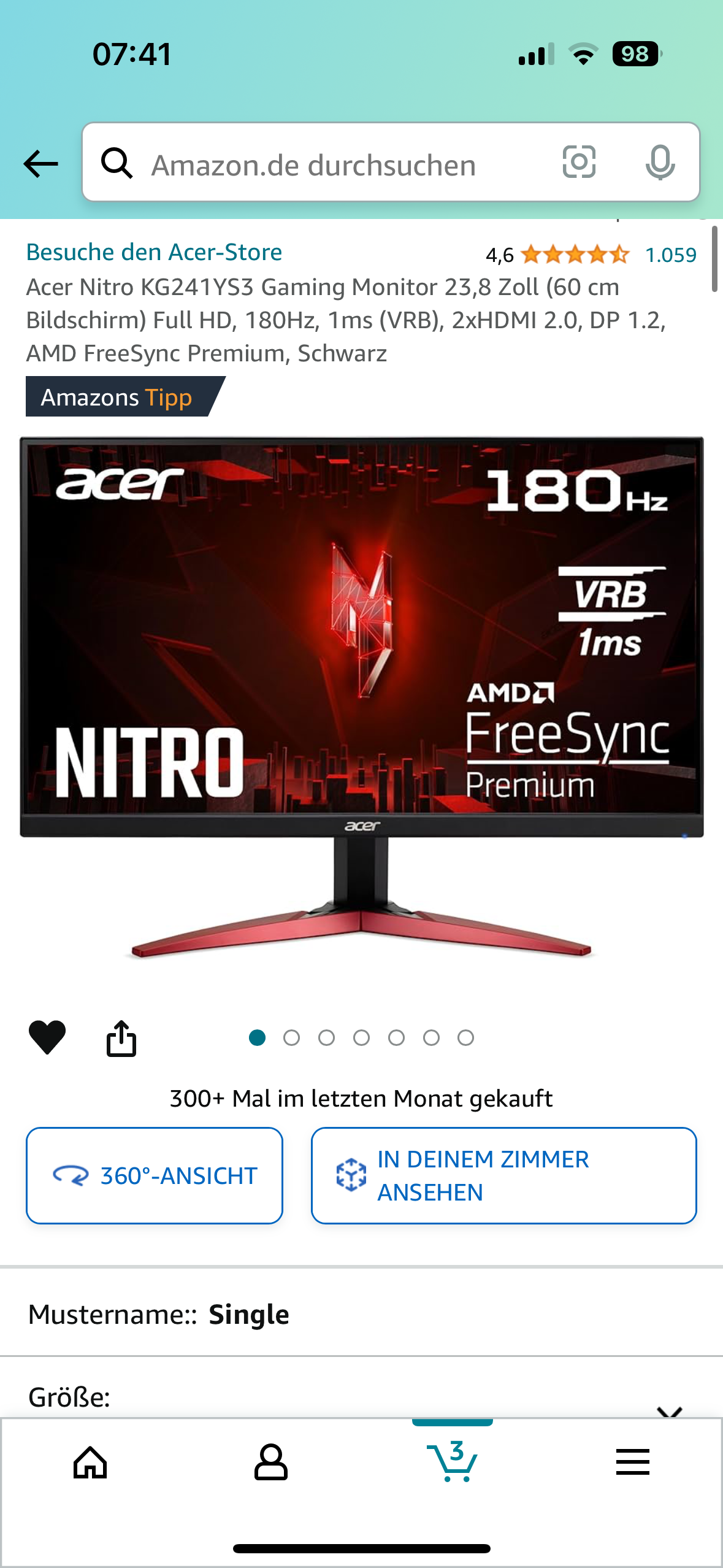 Was ist der Unterschied zwischen GTG und VRB bei Monitoren? (Acer ...