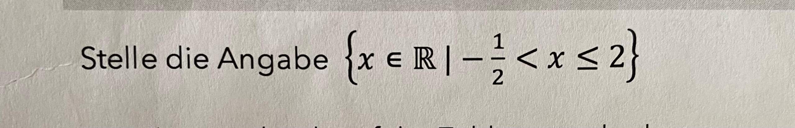 Was ist die Intervallschreibweise davon? (Mathematik, rechnen, Funktion)
