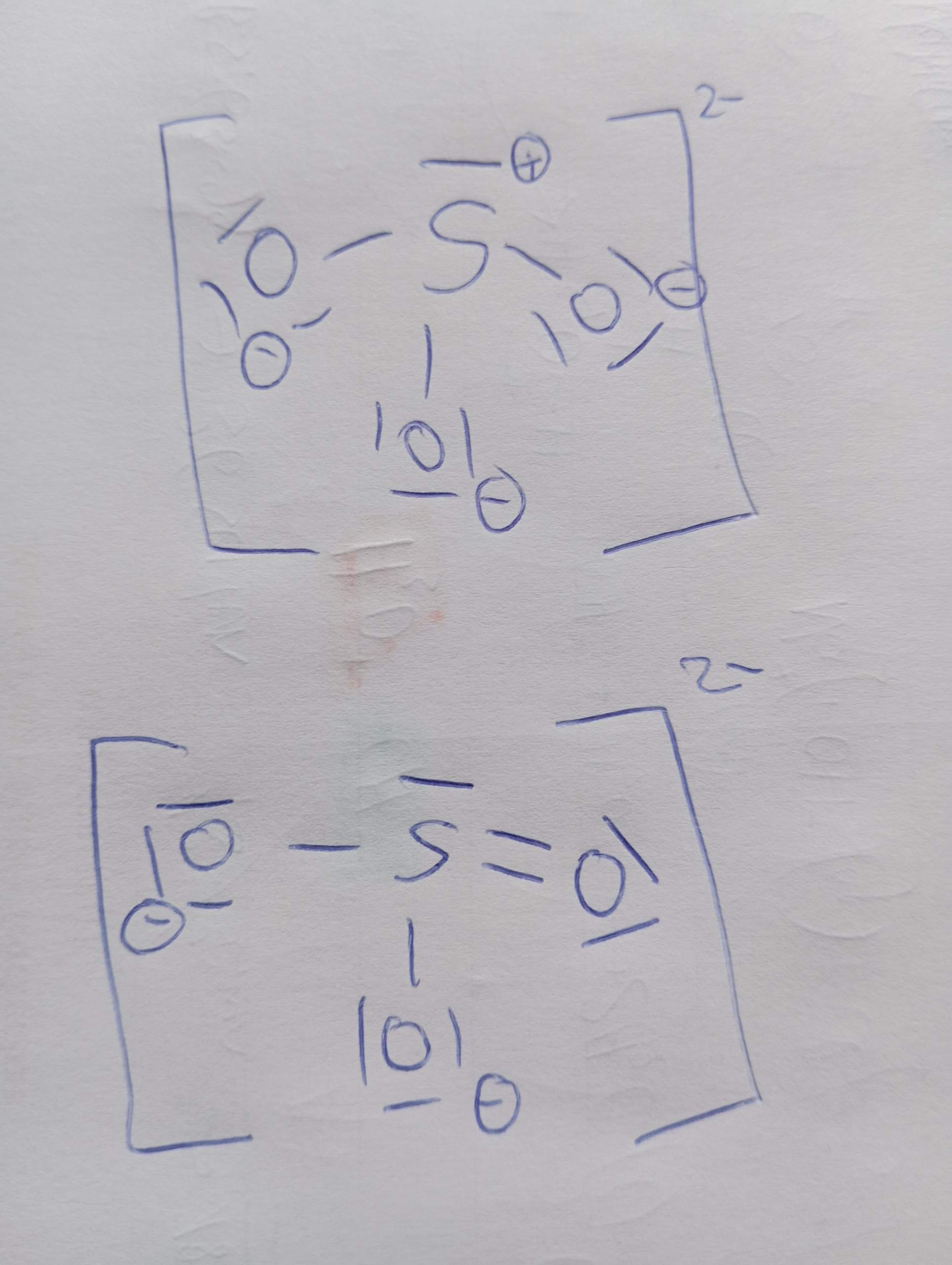 Was ist die richtige Strukturformel für Sulfit? (Formel, Reaktion, Atom)