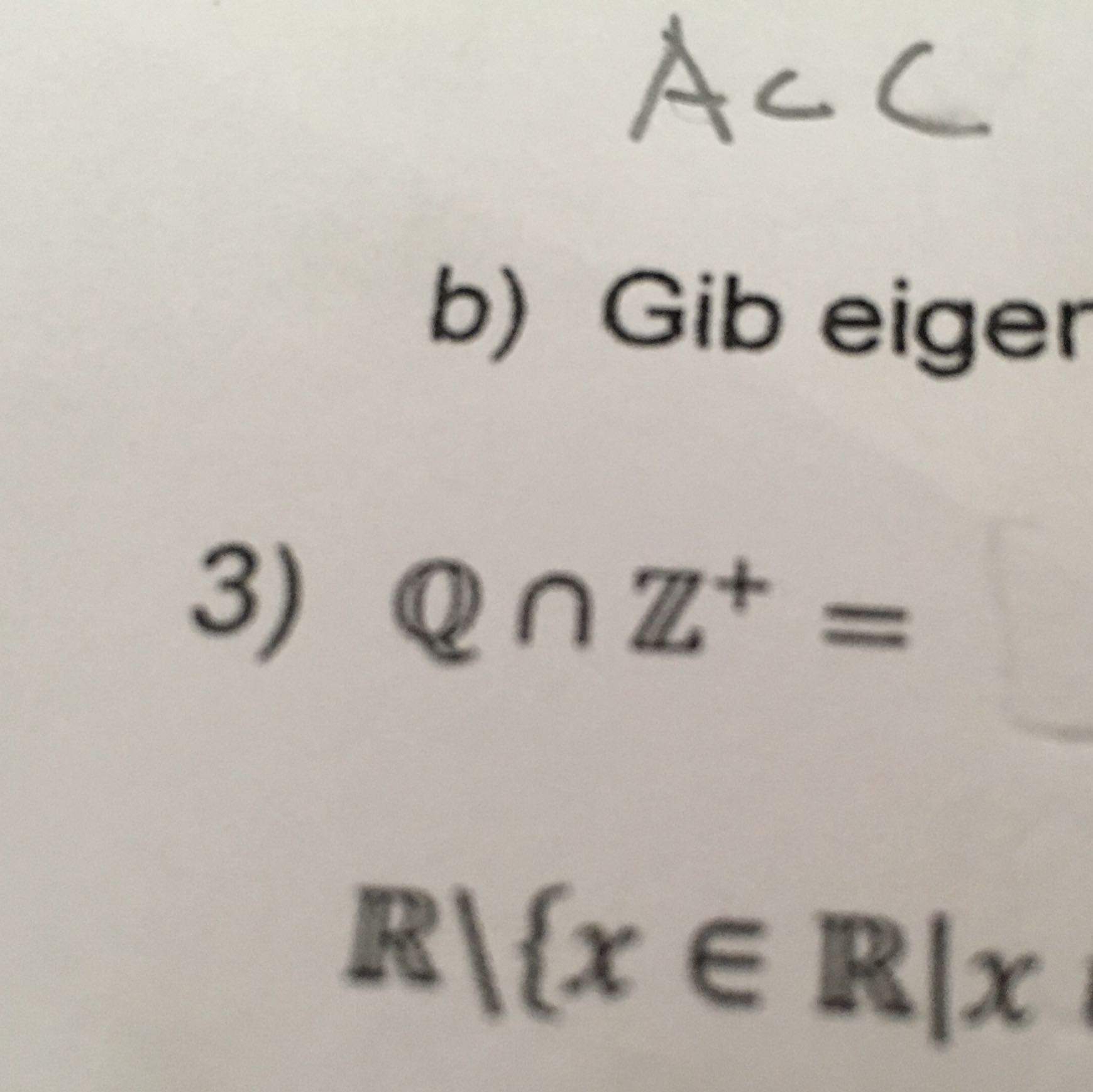 Zahlenmengen Q