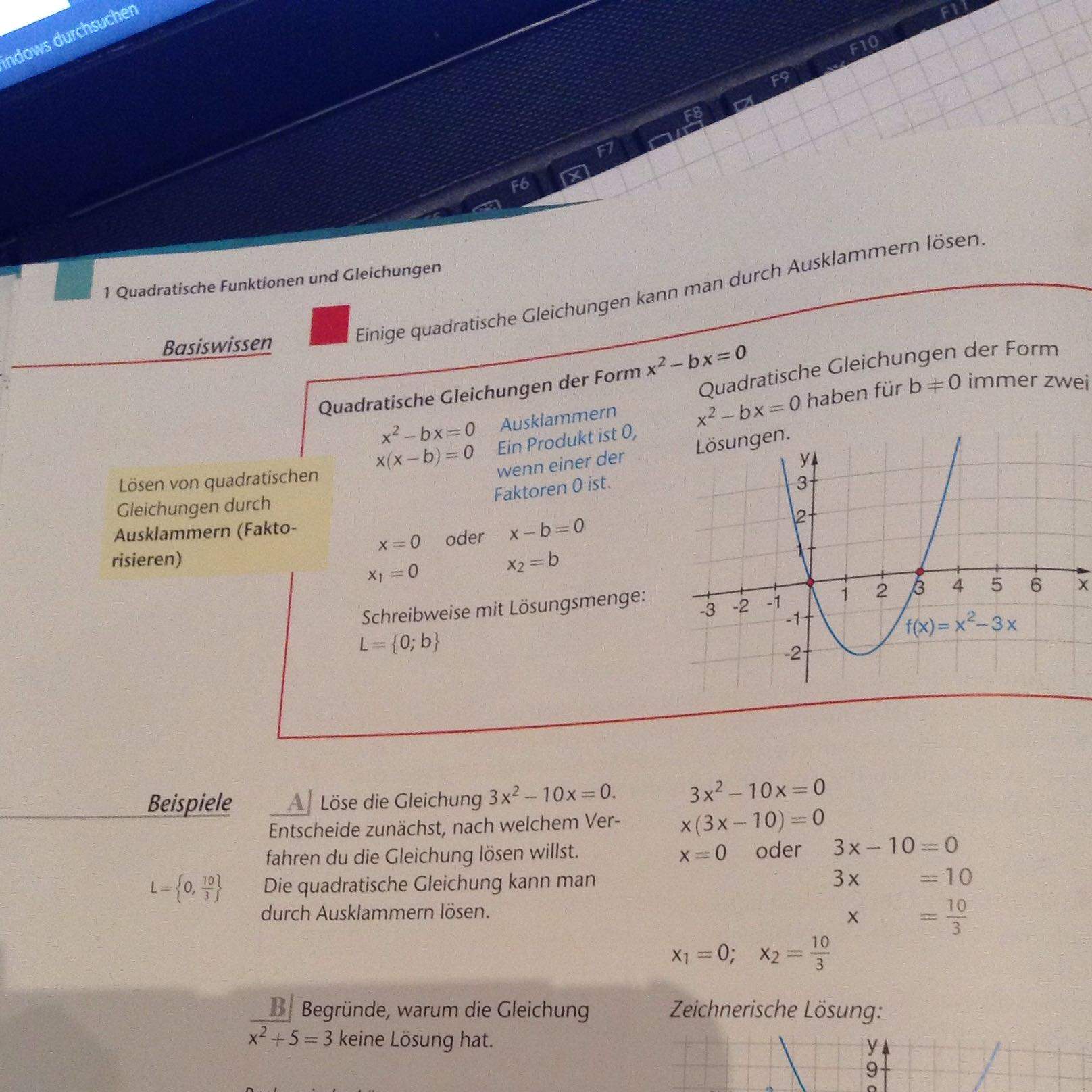 Was ist diese faktorisierte Form? (Mathematik, Arbeit, Funktion)