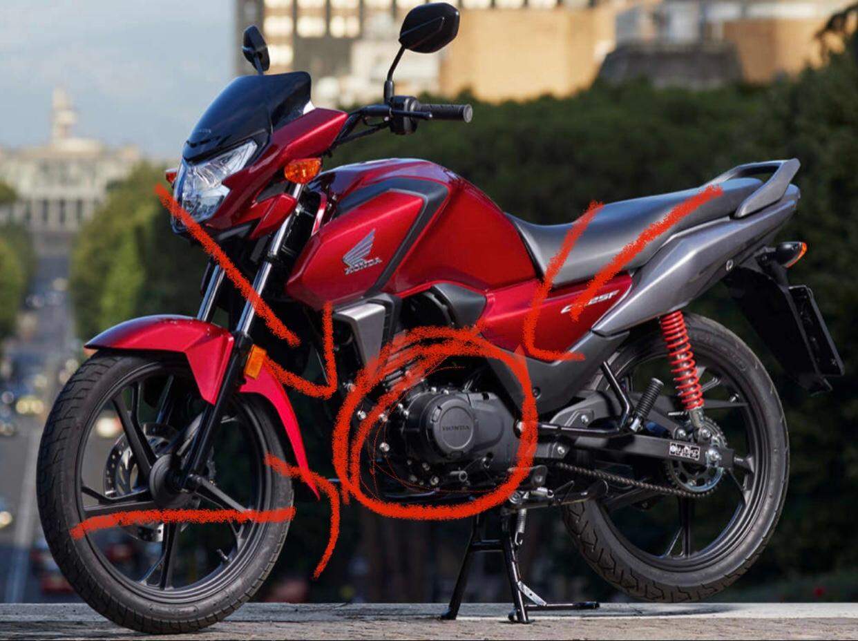 Was ist diese teil am Motorrad? (Führerschein, Motor, Werkstatt)