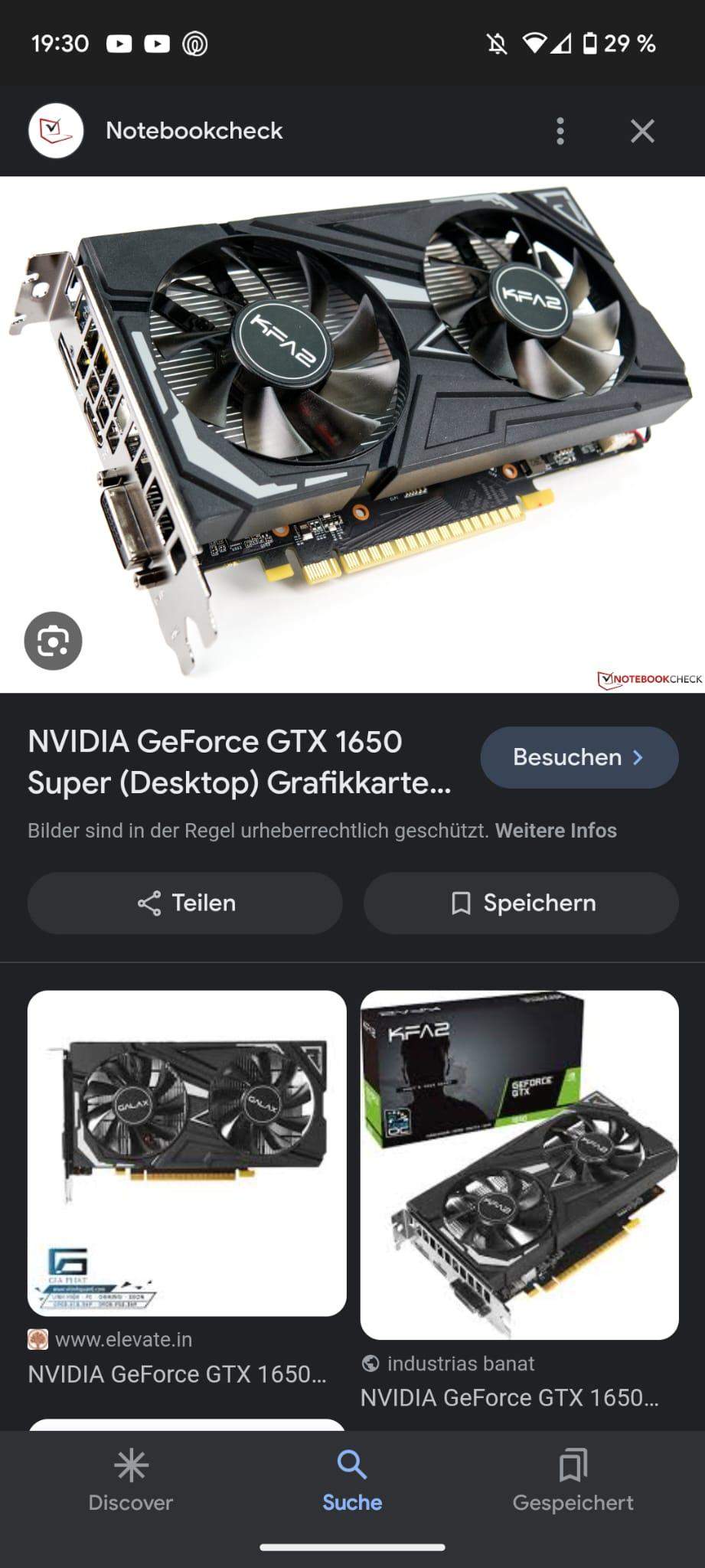 Was ist guter Preis für diese 1650 Super? (Gaming PC, Nvidia, GPU)