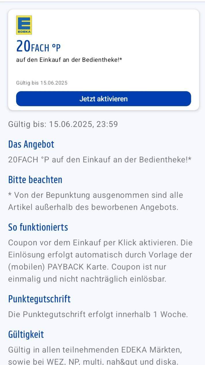 Was ist mit Bedientheke beim Edeka gemeint? (Fleisch, Supermarkt ...