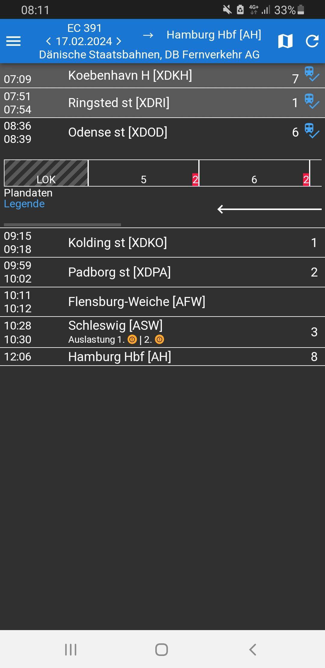 Was ist mit dem Bahnhof Flensburg-Weiche? (Bahn, Ticket, Zug)