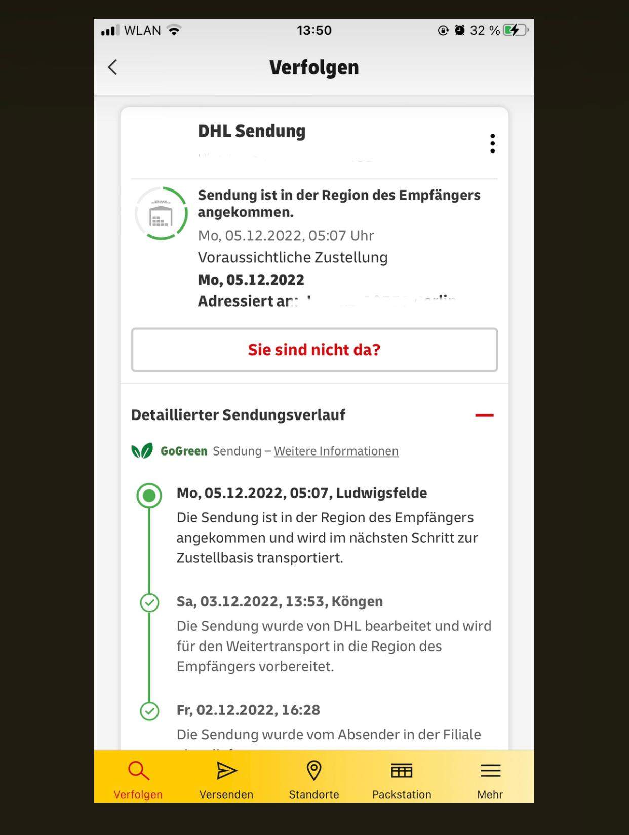 Was ist mit meinem dhl paket? (Zustellung, DHL Versand)