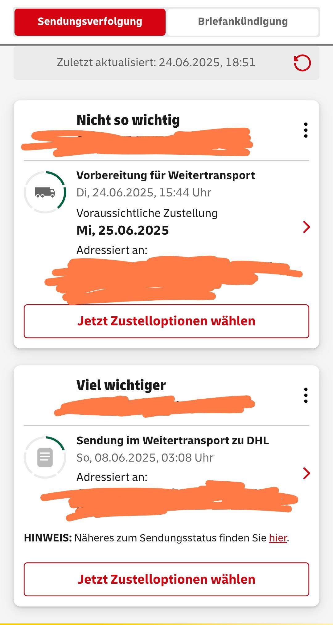 Was ist mit meinem Paket? (Post, Versand, Bestellung)