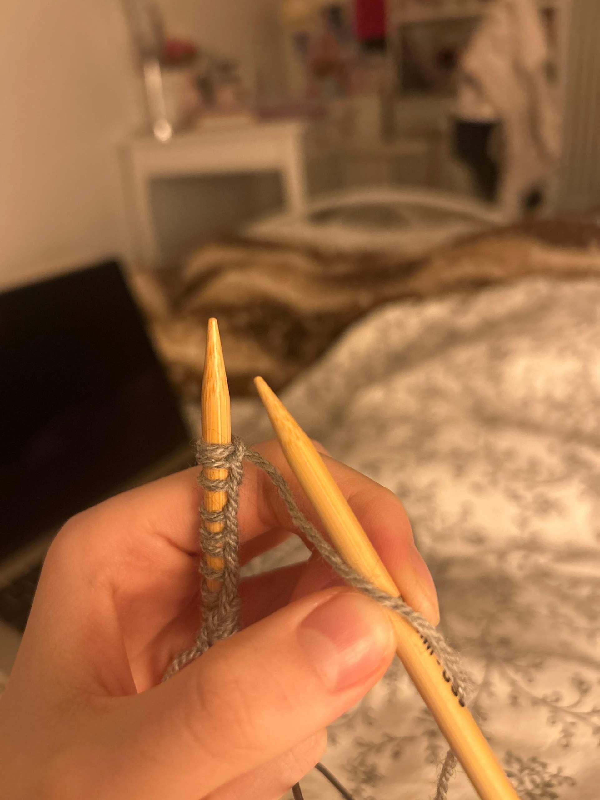 Was mache ich falsch beim stricken? (Handarbeit, Wolle, Strickanleitung)