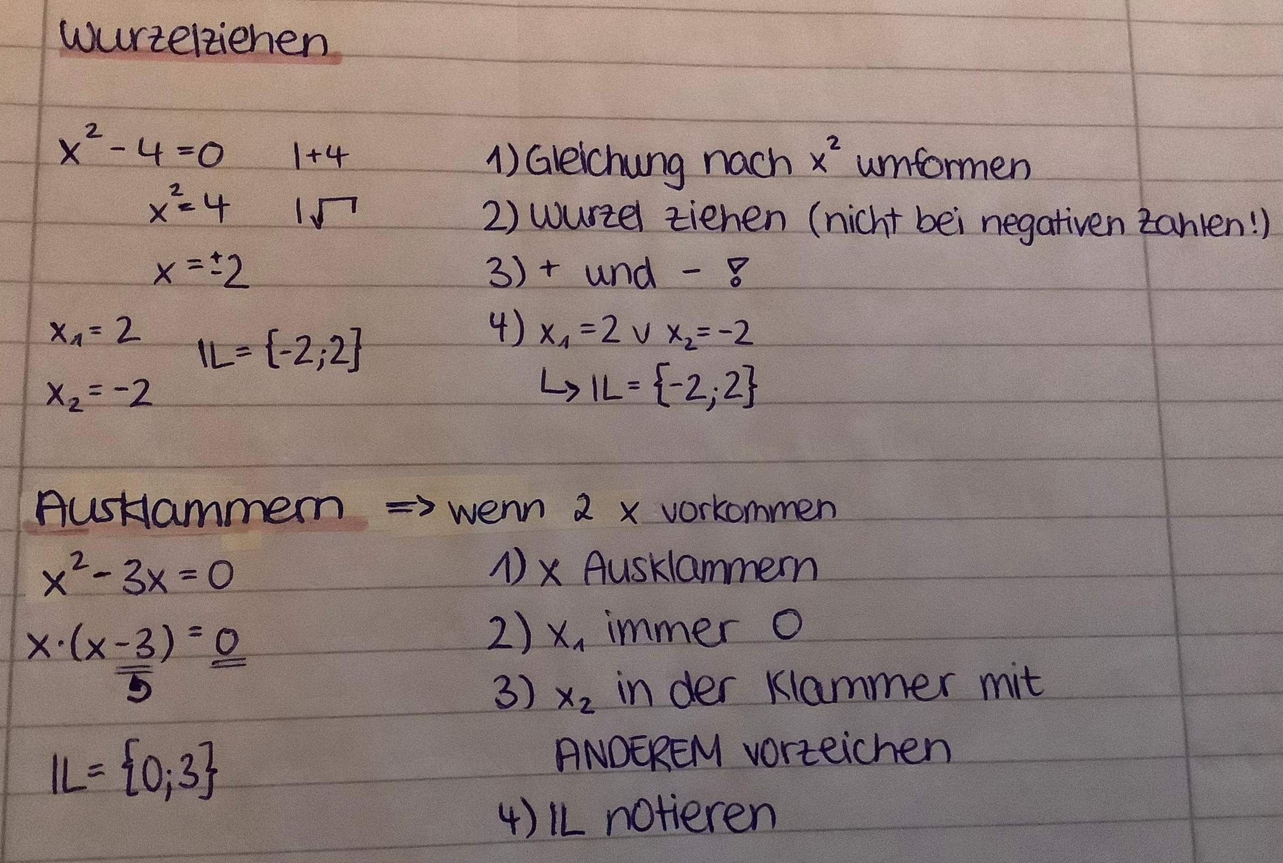 Was mit Wurzelziehen/Ausklammern berechnen? (rechnen, Funktion ...