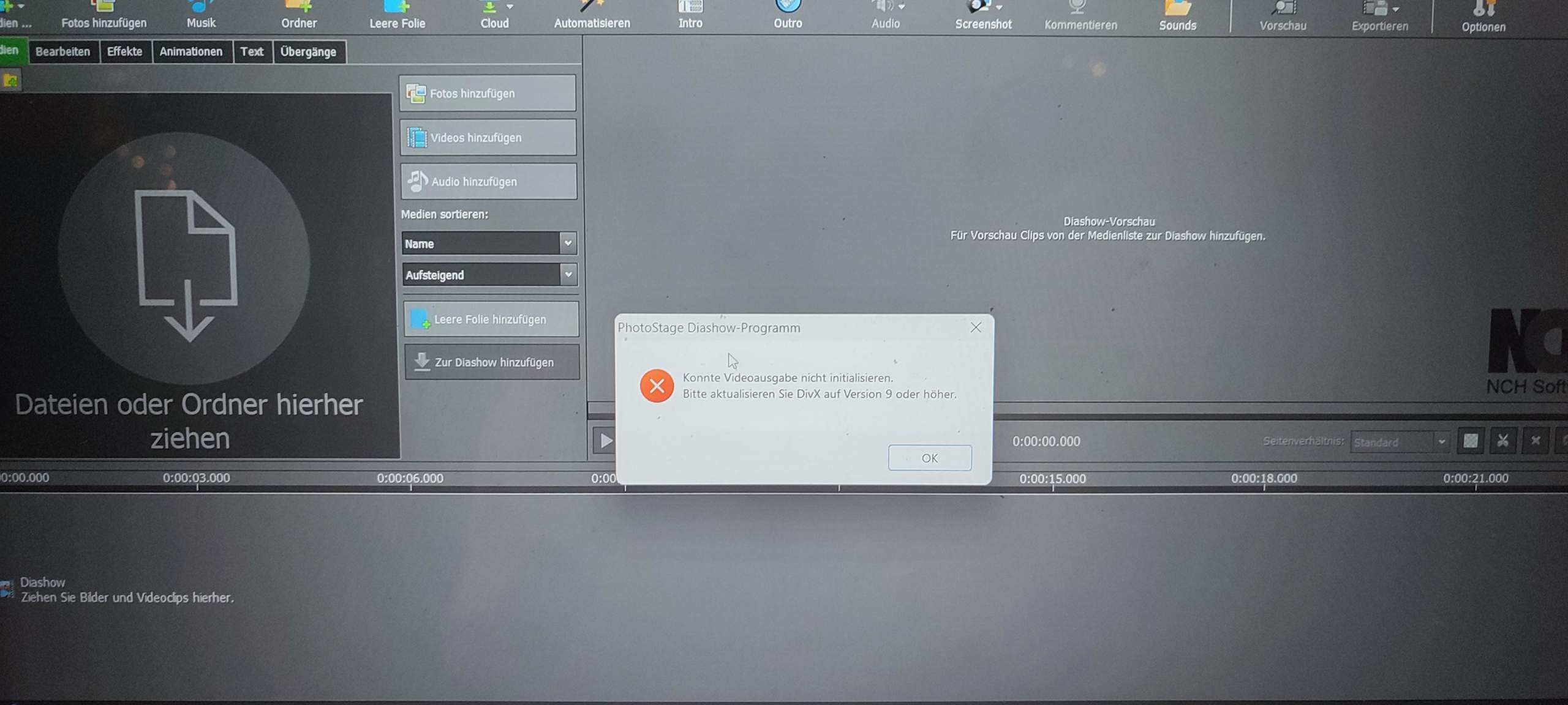 Was muss ich tun (Photostage Diashow Programm)? (Video, Windows, Bilder)