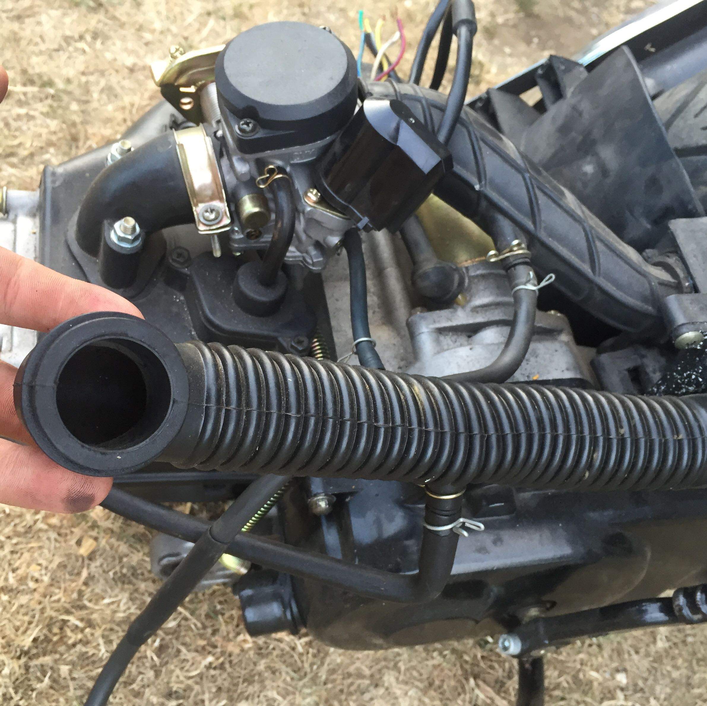 Was muss wo hin (Rex Roller Motor)? (KFZ, Elektrik, 50ccm)