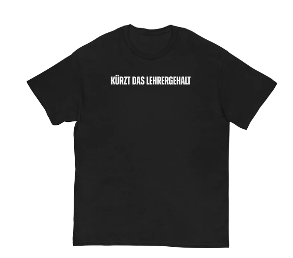 Was passiert, wenn man mit dem T-Shirt in die Schule kommt? (Kleidung, Lehrer, Schulverweis)