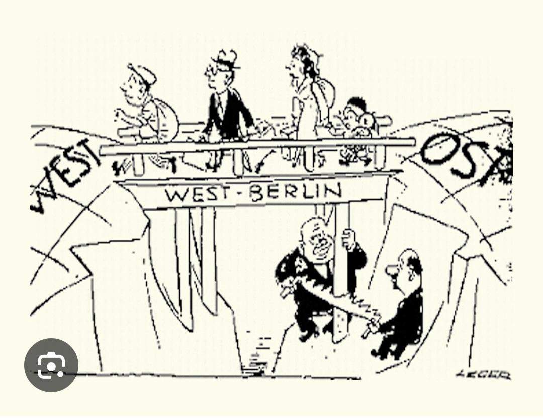 Was sagst dieses Karikatur aus - Geschichte? (Krieg, Europa, Berlin)