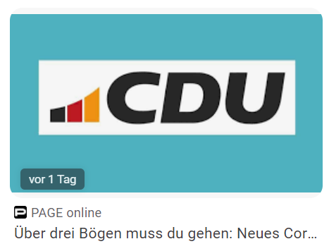 Was sagt ihr zum neuen CDU-Logo und nutzt die AfD die CDU als ...