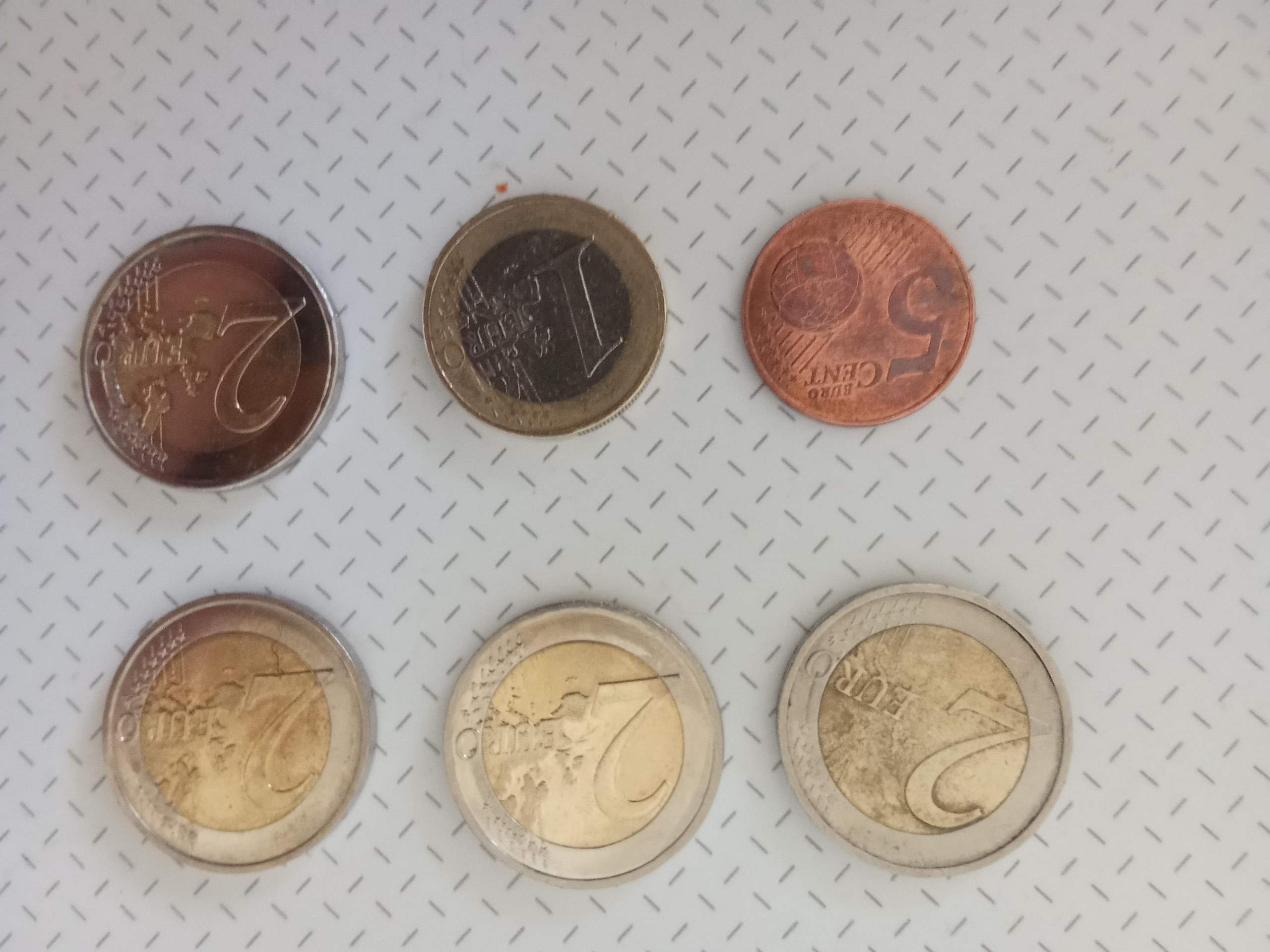 Was sind das für Euro und Cent Münzen? (Geld, Wert, sammeln)