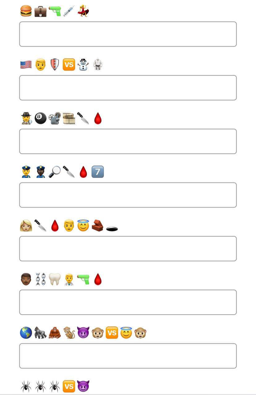 Was sind das für Filme? Emoji Rätsel? (Symbol)