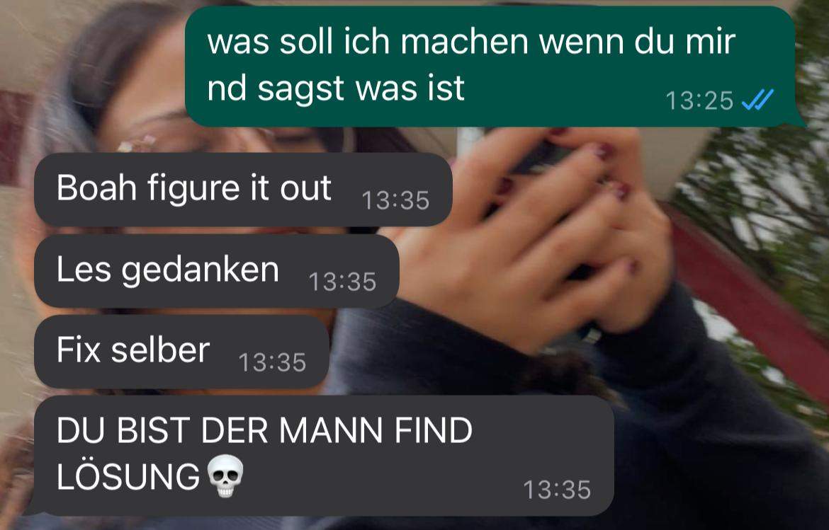 Was soll ich machen? (Mädchen, Frauen, Freundin)