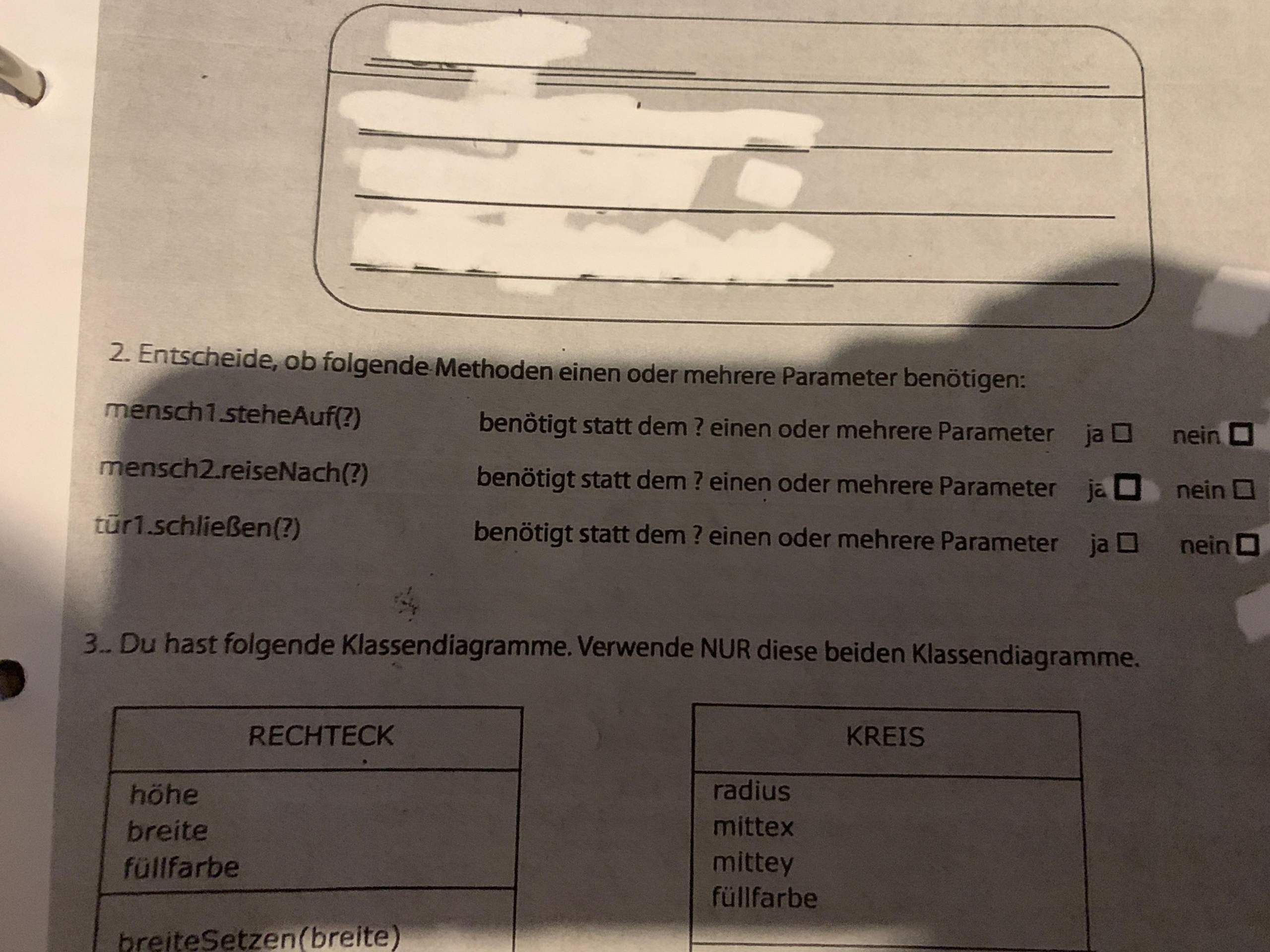 Was versteht man in der Informatik unter Parameter? (Computer, Schule, programmieren)