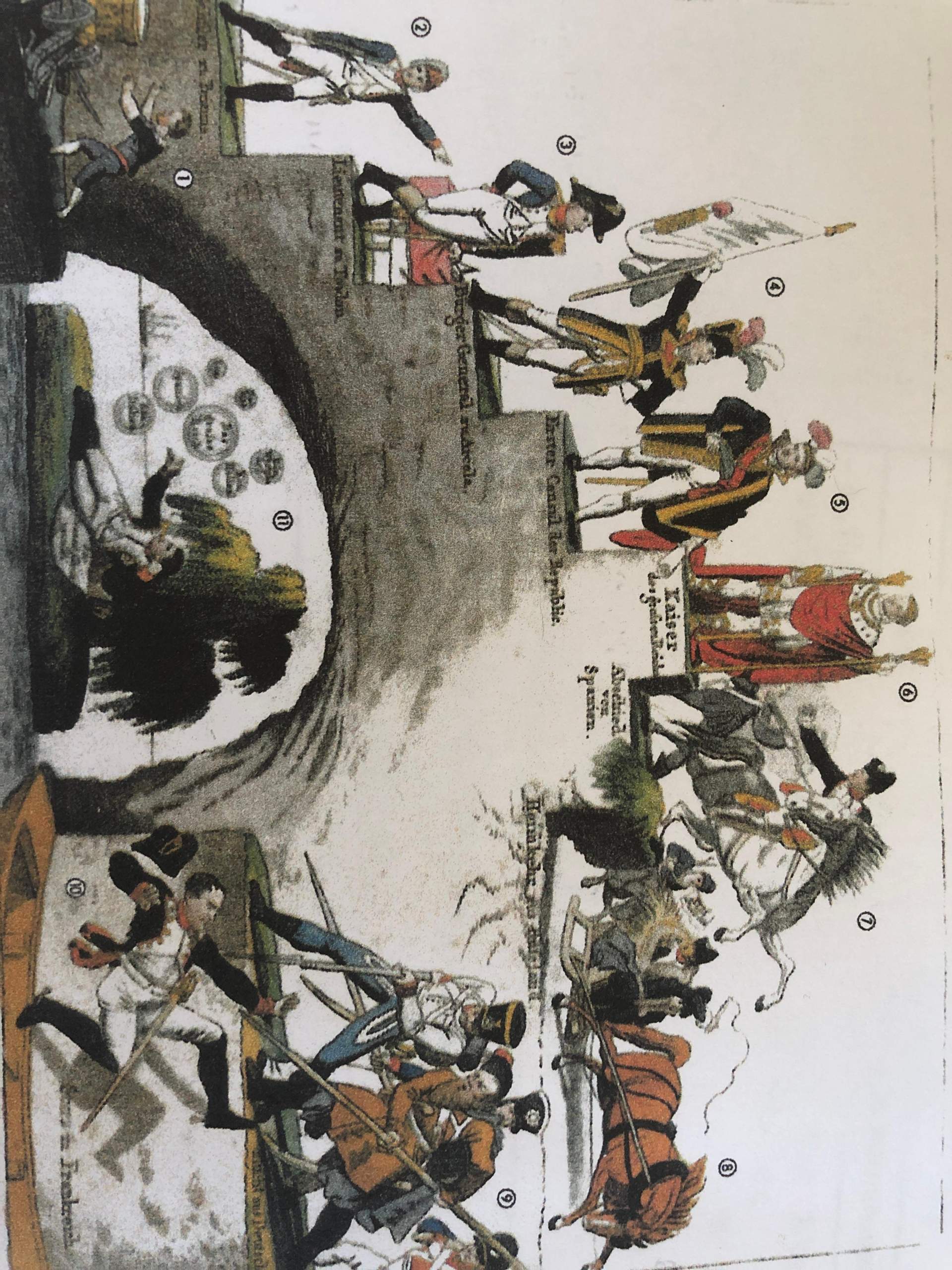 Was war die Intention Johann Michael Voltz? (Geschichte, Napoleon)