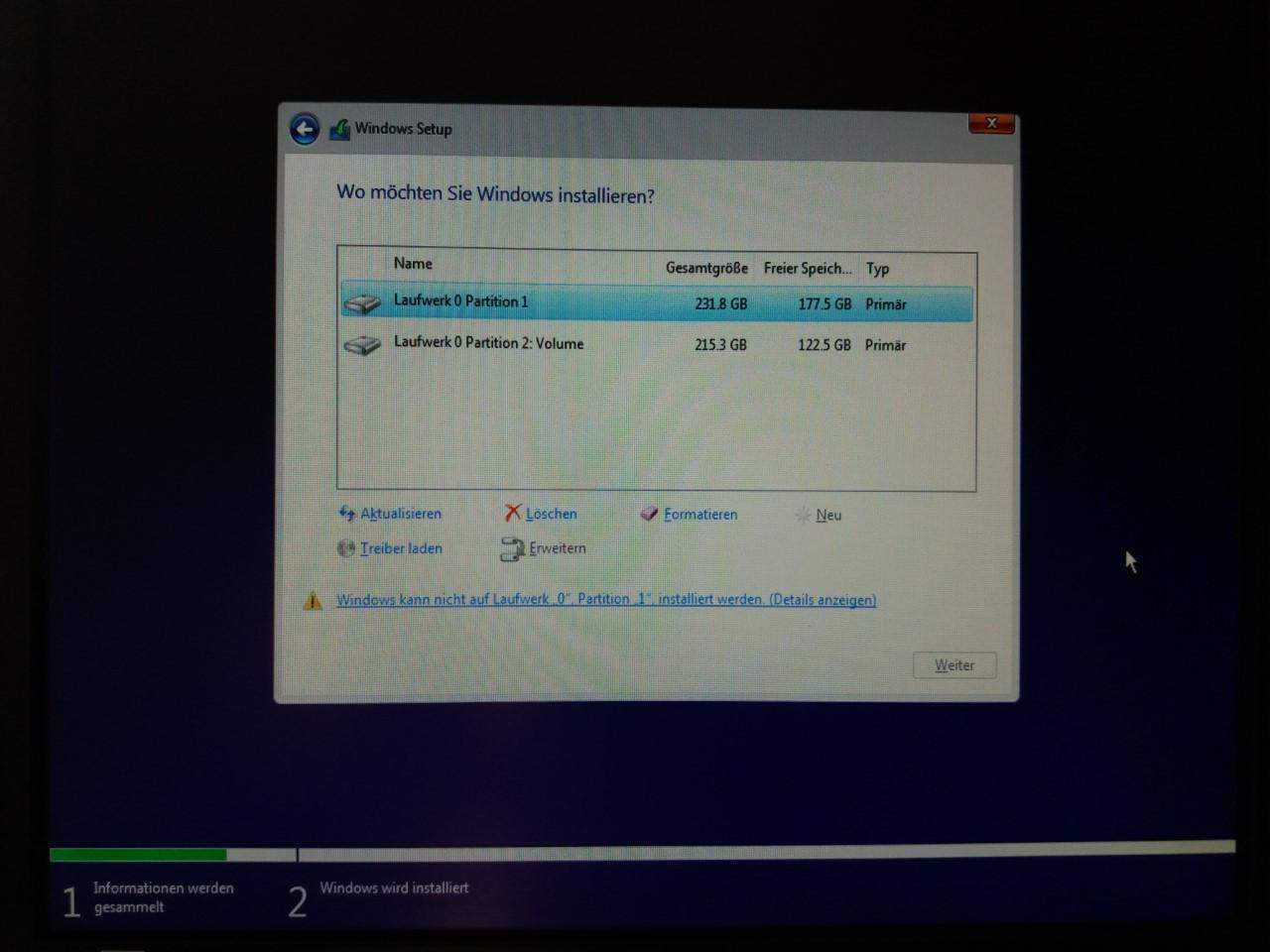 Wechseln von HDD-Festplatte zu geklonte SSD & anschließend dann starten von Windows 10 USB-Stick ...