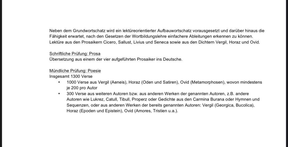 Welche 1300 Verse in Latein sollte ich auswählen? (Geschichte, Lernen ...