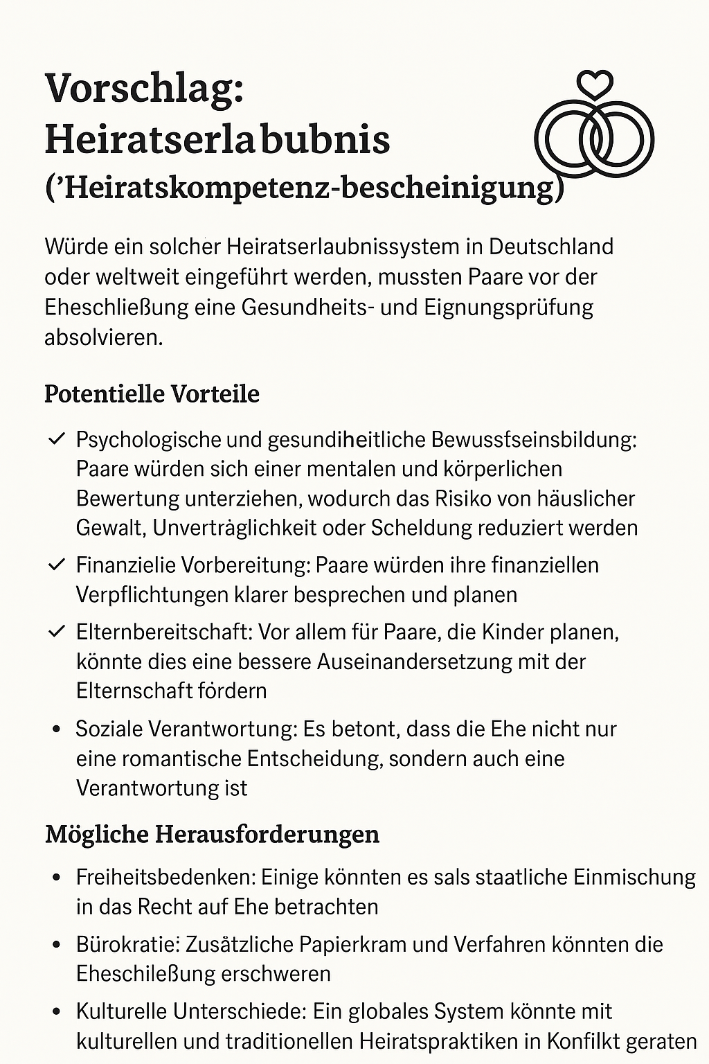 Welche dieser Ideen findest du am wichtigsten? 🛒 Gutscheine im Handel 🎬 ...