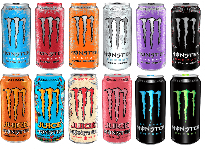 Welche Monster Energy Drink sorte magst du am meisten? (Deutschland ...