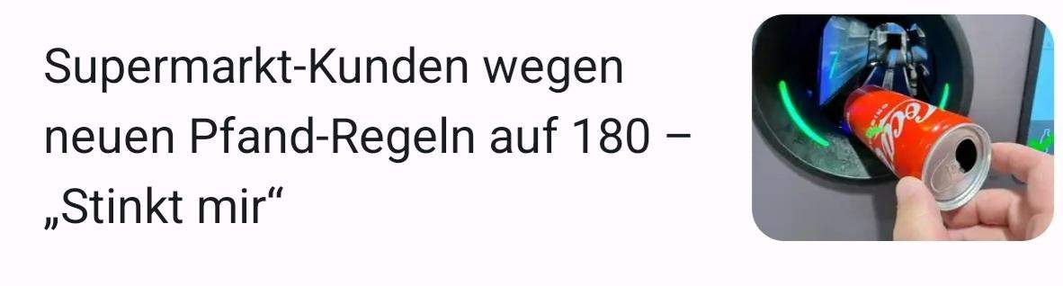 Welche neuen Pfandregeln kommen oder sind hier gemeint? (Geld ...